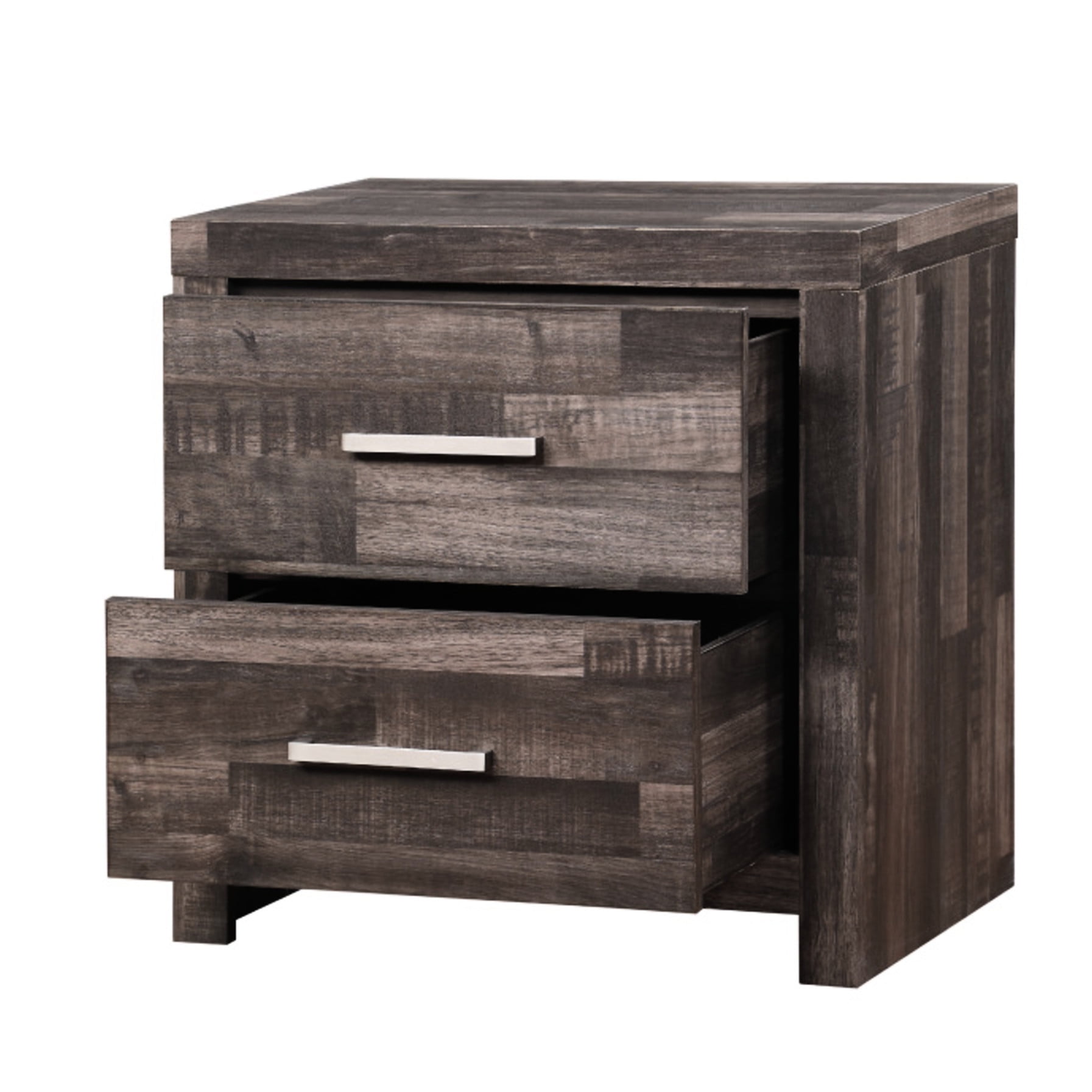 Rectangular Nightstand - Rustic Texture - Bedroom Interior Design ...