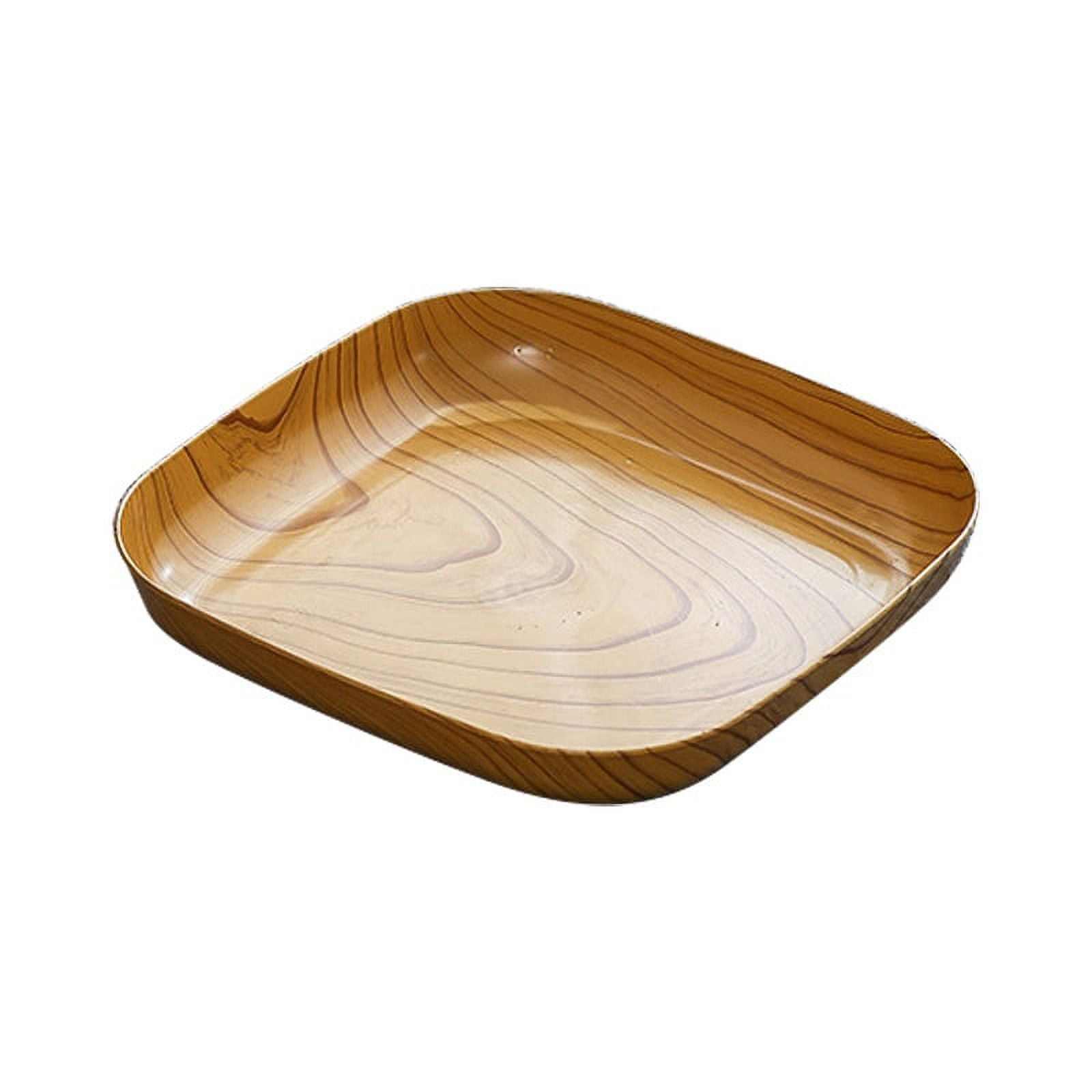 Rectangular Oval Shaped Wood Plates for Charcuterie Cheese Bread Fruit ...