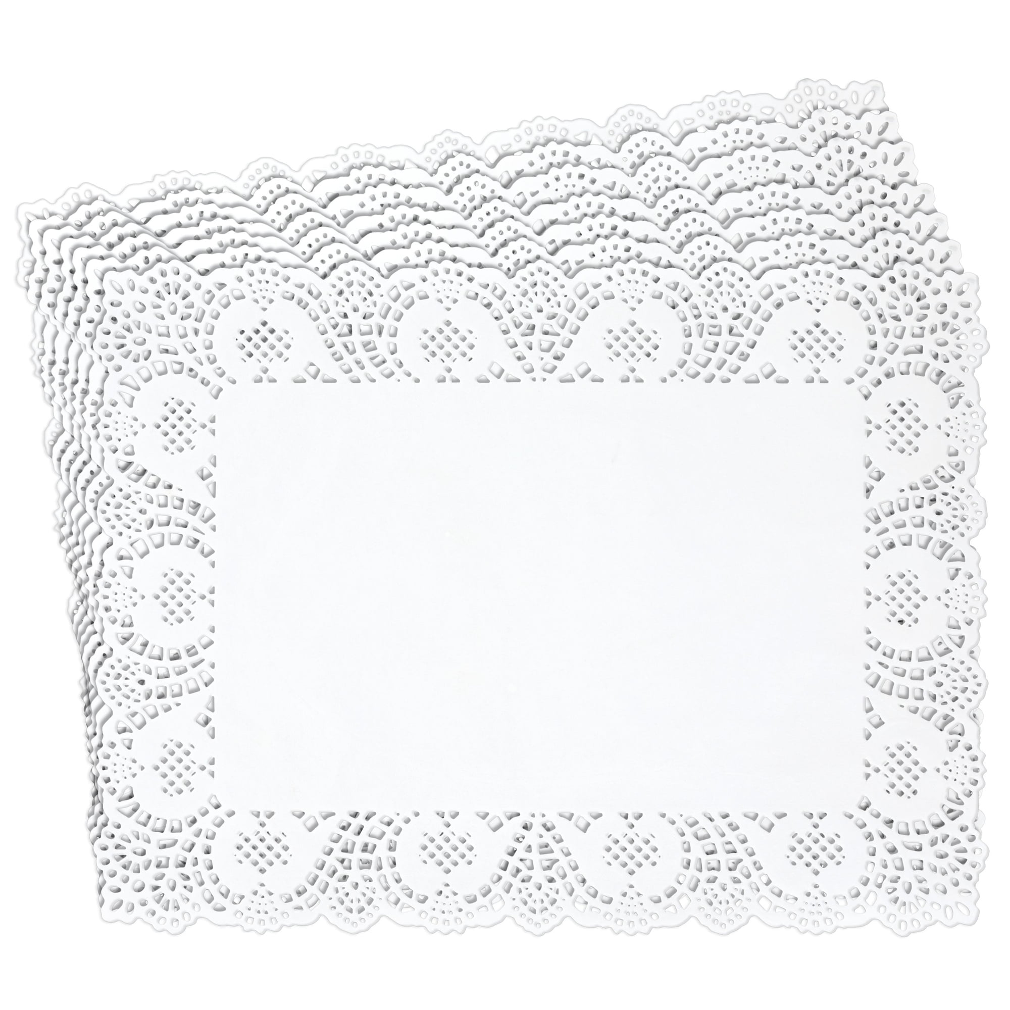 Juvale Rectangular Paper Placemats & Doilies 15.5x11.7 in 100 ct ...