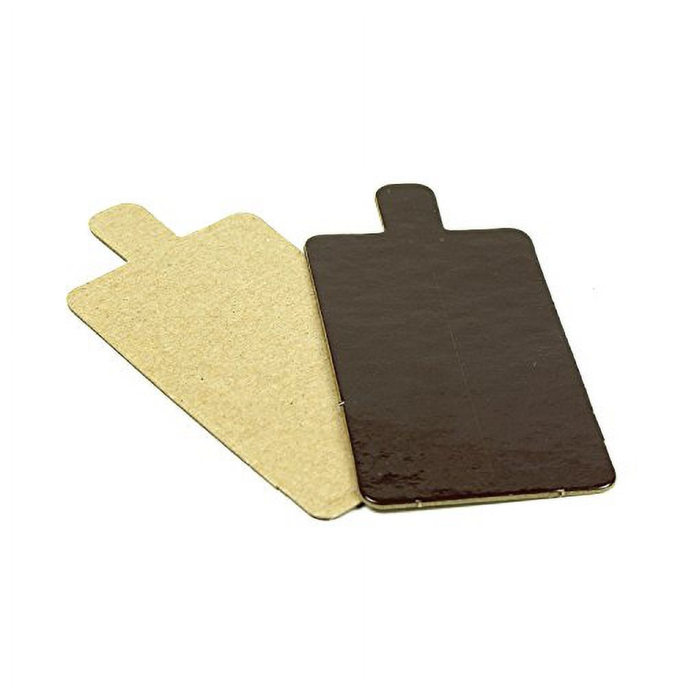 Rectangular Pastry Board with Tab, Chocolate and Praline, 2-1/8 Inch x ...