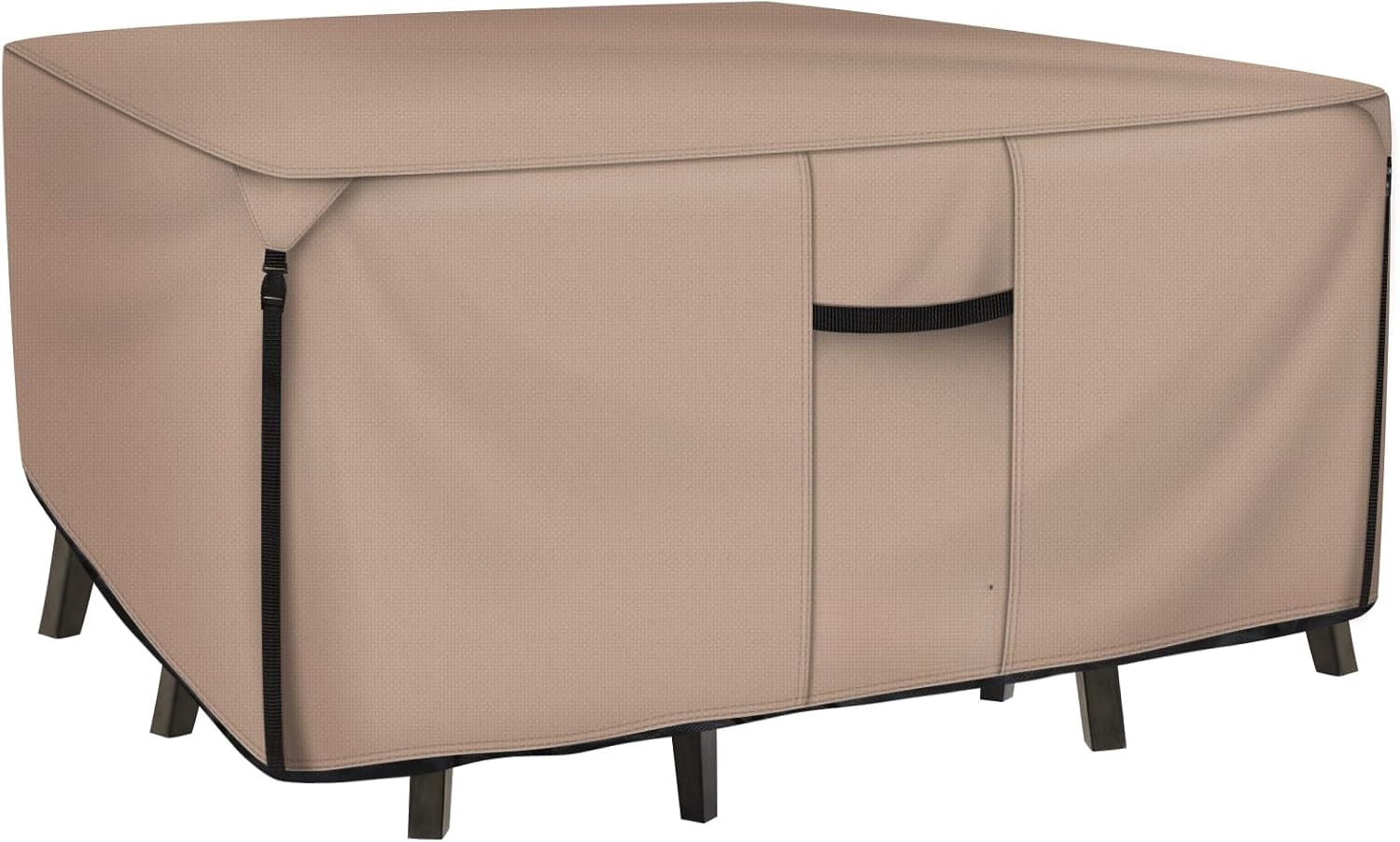 Rectangular Patio Heavy Duty Table Cover - Tough Canvas Waterproof ...
