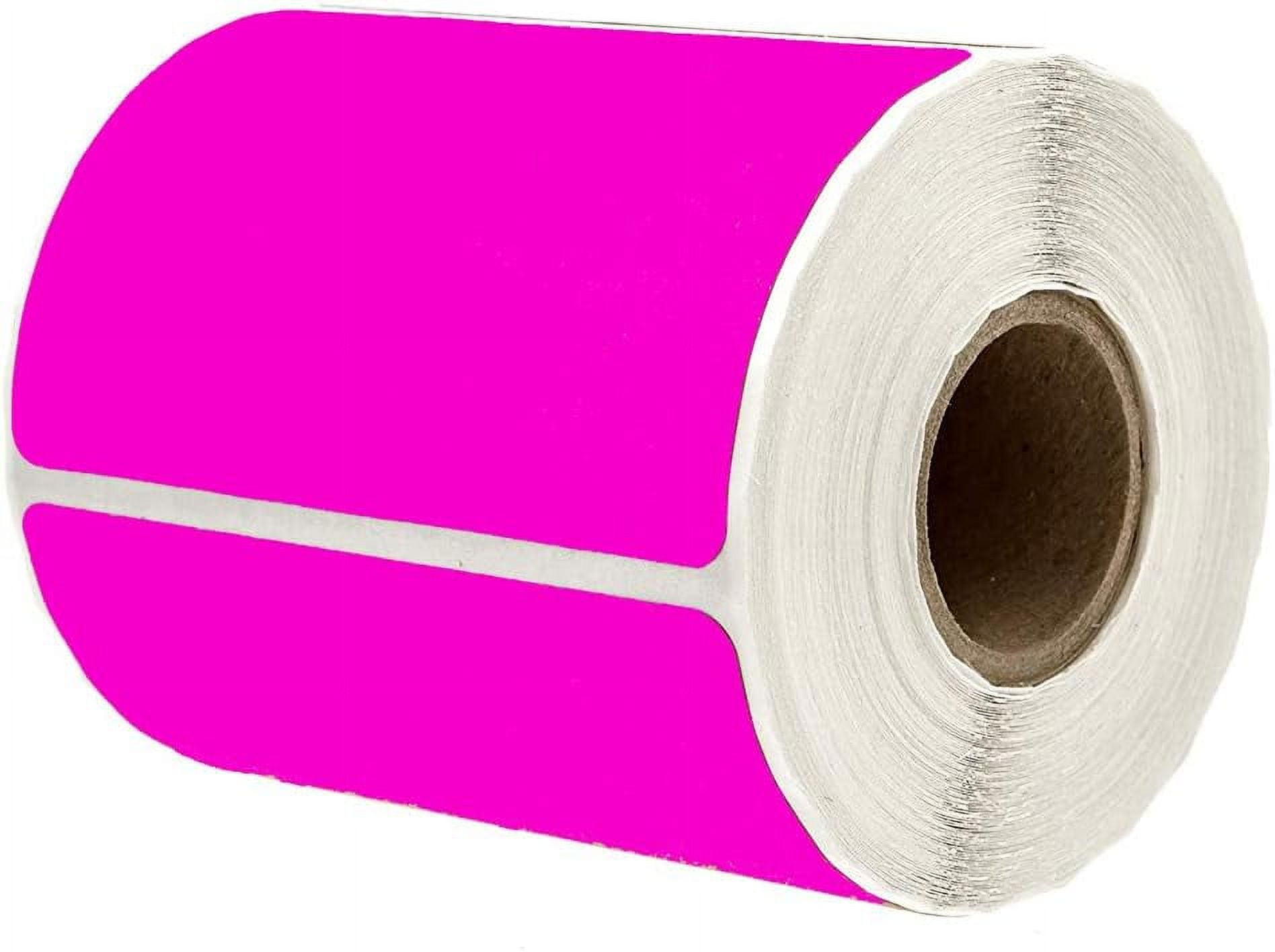 Rectangular Pink Color Coding Label Stickers 2x3inch Rectangle Label ...