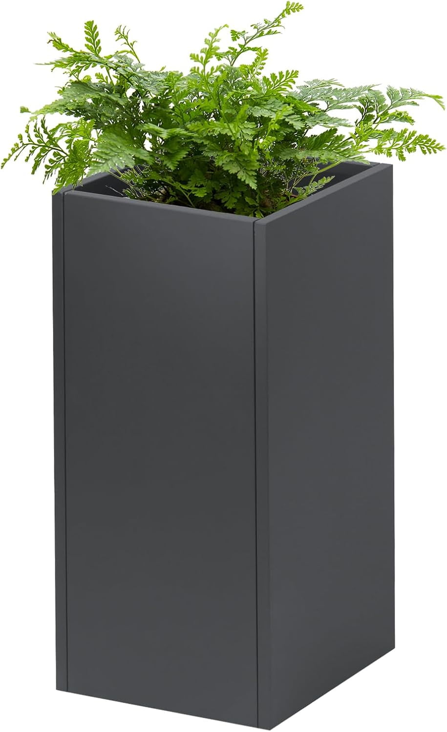 Rectangular Planter Box 14"L×14"W×30"H Outdoor Metal Planter Box with ...