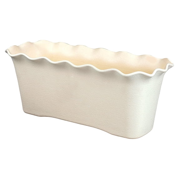 Rectangular Plastic Planter Window Box Indoor Outdoor Flower Pot For ...