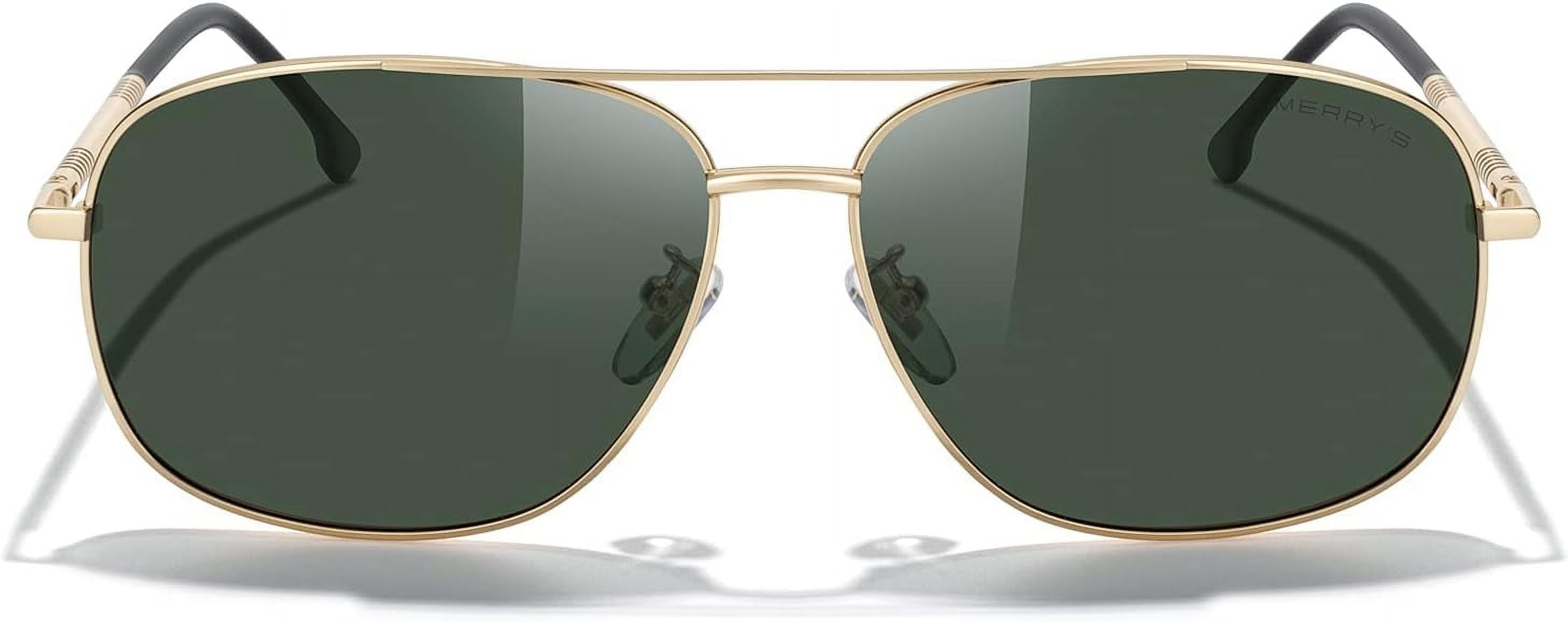 Rectangular Polarized Sunglasses for Men Classic Driving Shades UV400 ...