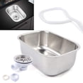 Rectangular Polishing RV Caravan or Boat Stainless Steel Hand Wash ...