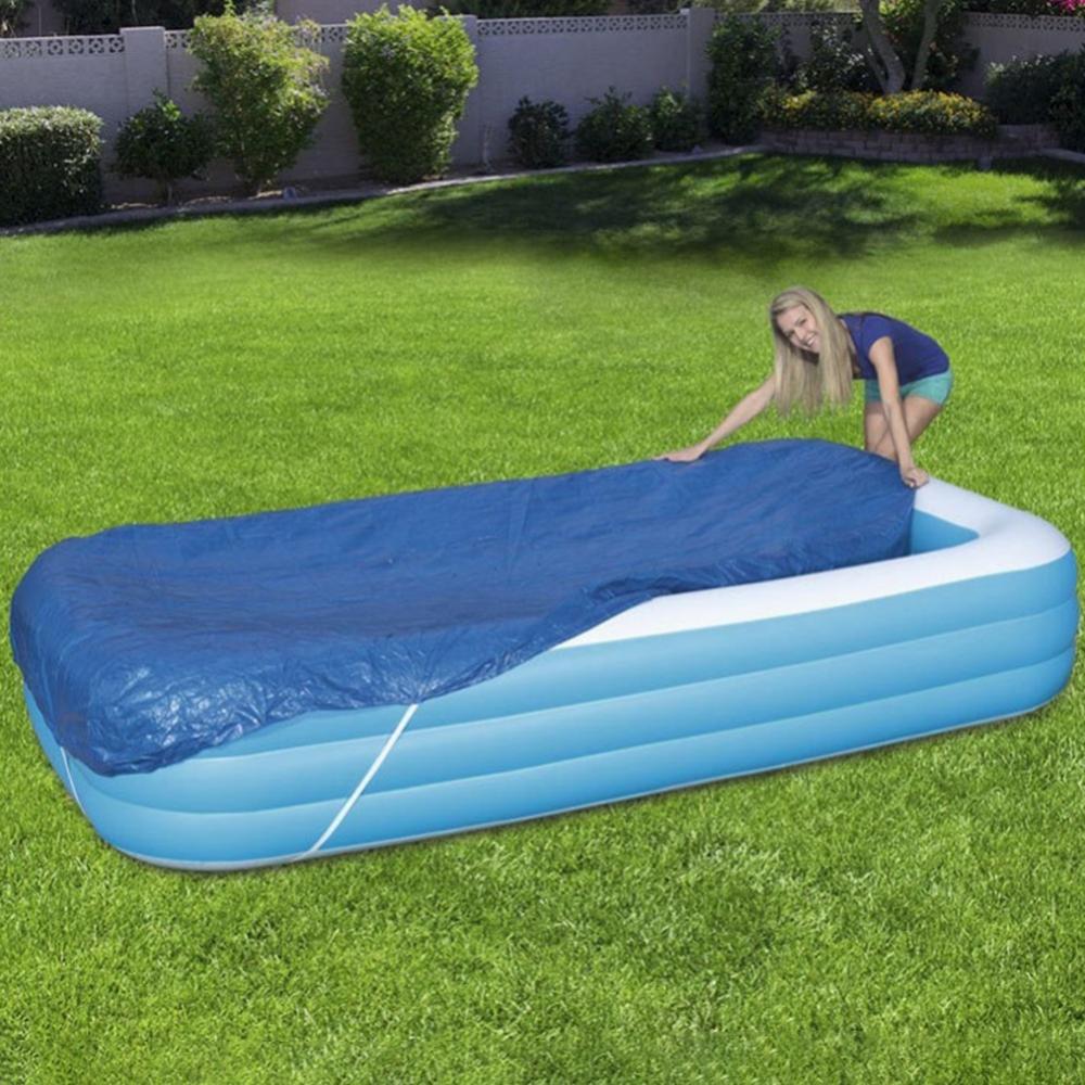 Rectangular Pool Cover,Fits 120 in x 72 in Inflatable Rectangle ...