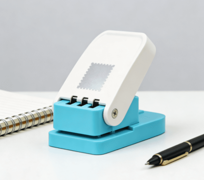 Rectangular Postage Stamp Shape Paper Punch, Scalloped Edge Lever ...