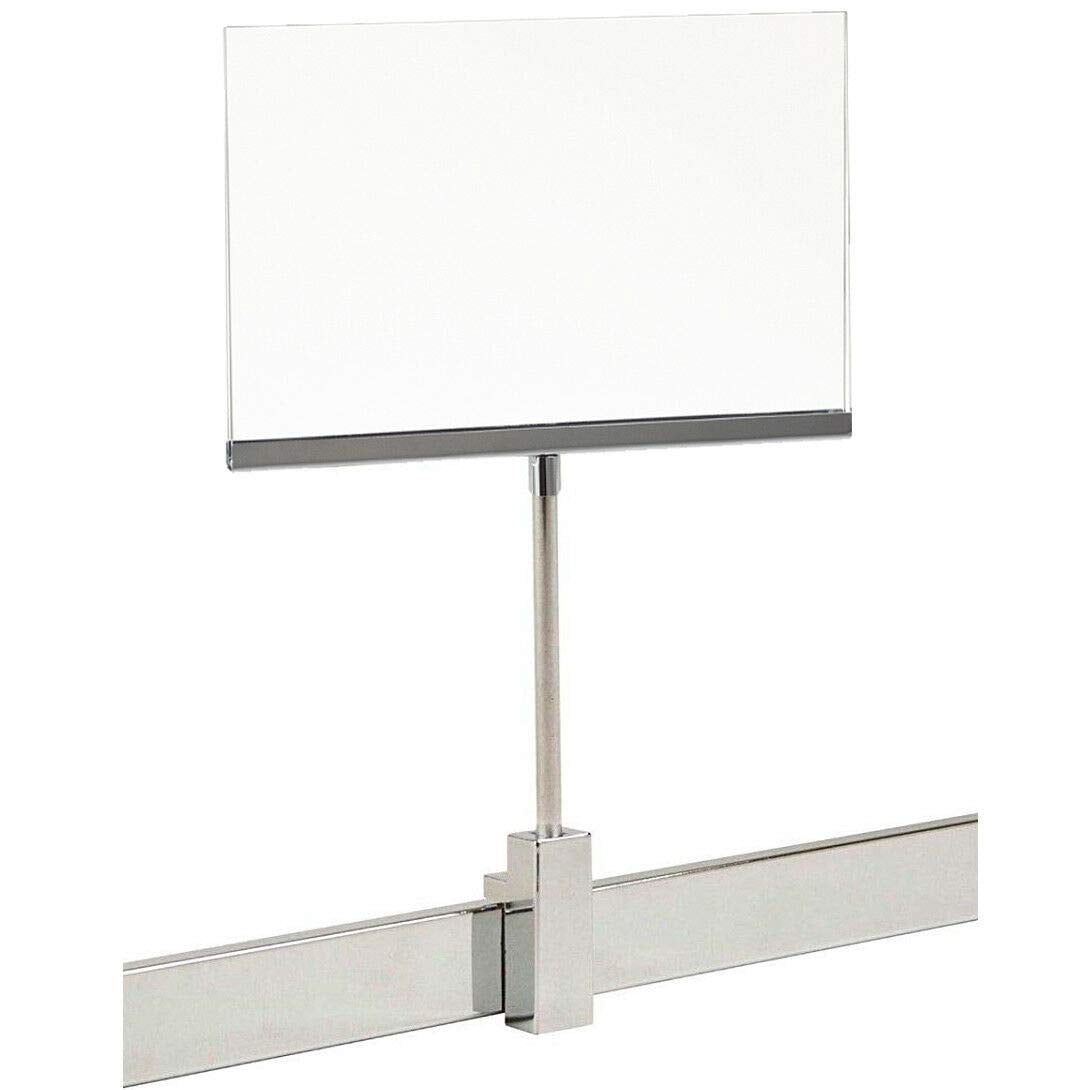 Rectangular Retail Rack 7" x 11" Acrylic Frame Magnetic Sign Holder ...
