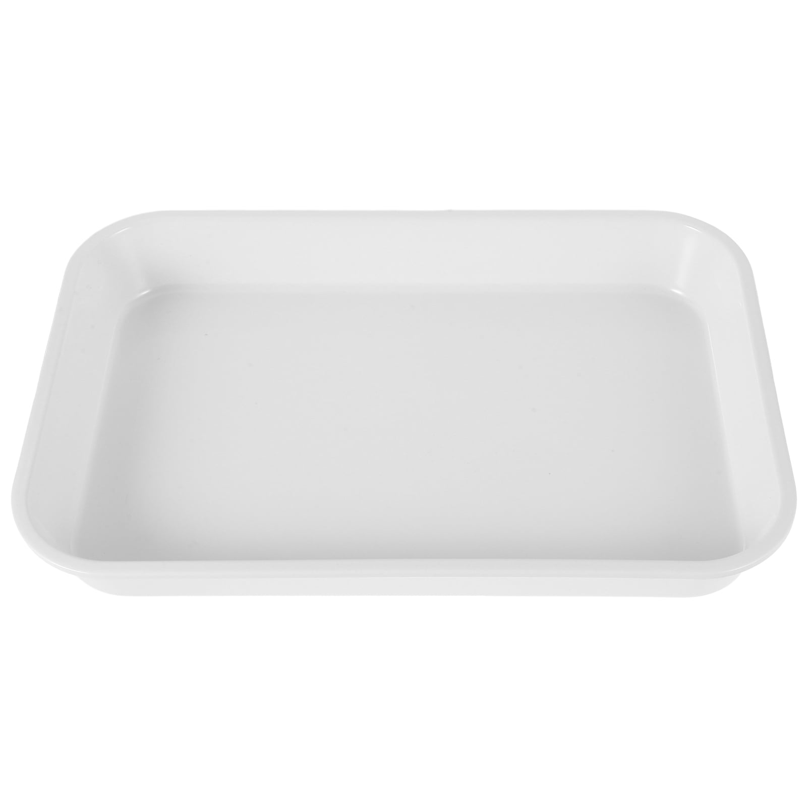NIAIZEK Stable White Rectangle Tray for Serving Desserts Snacks and ...