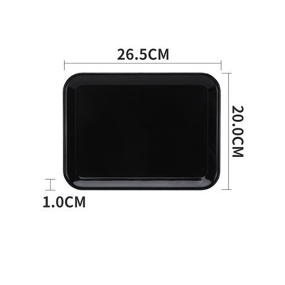 Rectangular Serving Tray Anti Slip Scratch Resistant Plastic Food ...