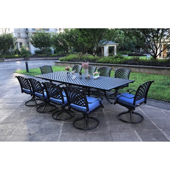 Rectangular Shape - Durable & Rust-Resistant - Outdoor Patio Dining ...
