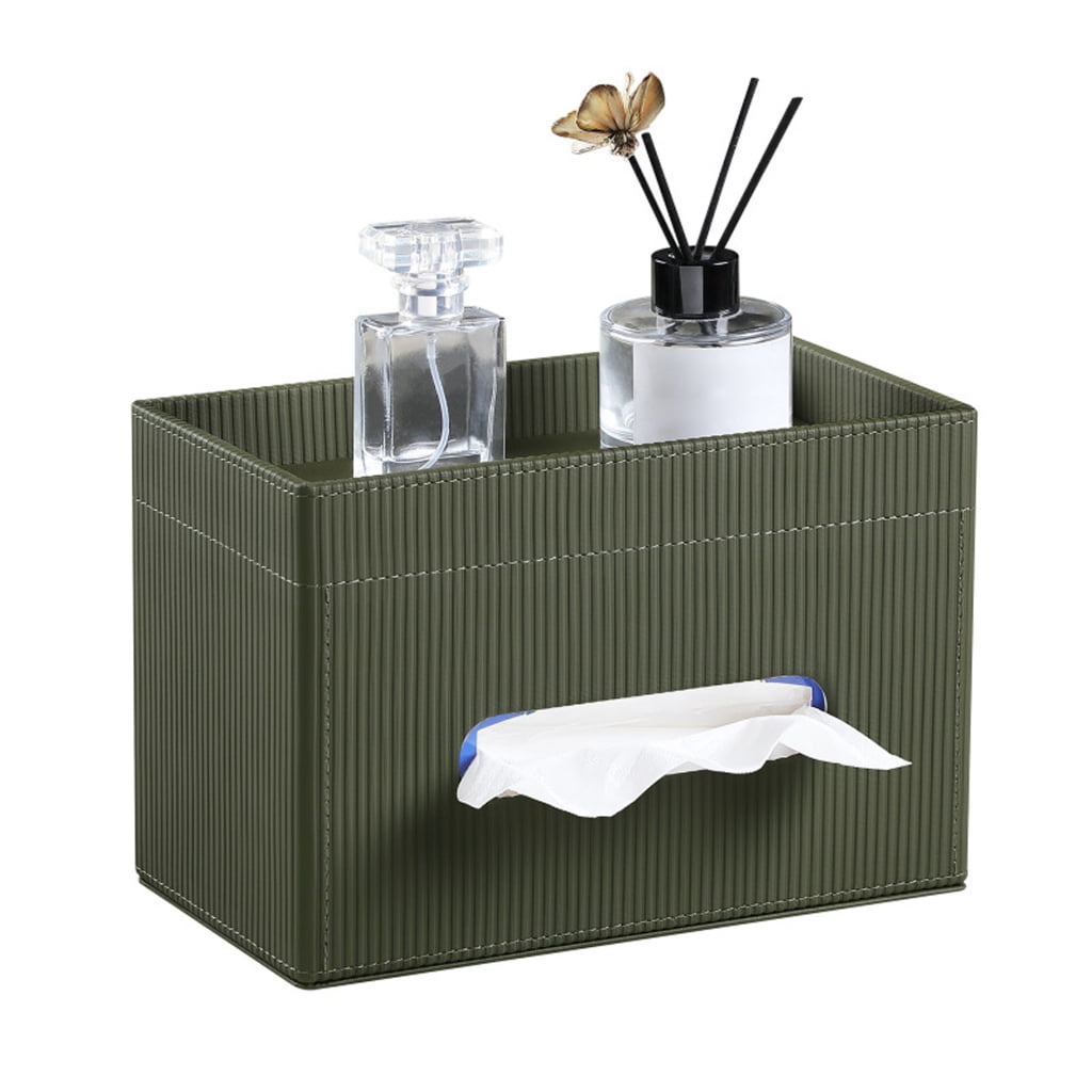 Rectangular Shape PU Tissue Box Paper Holder For Offices And Hotel Use ...