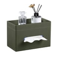 Rectangular Shape PU Tissue Box Paper Holder For Offices And Hotel Use ...