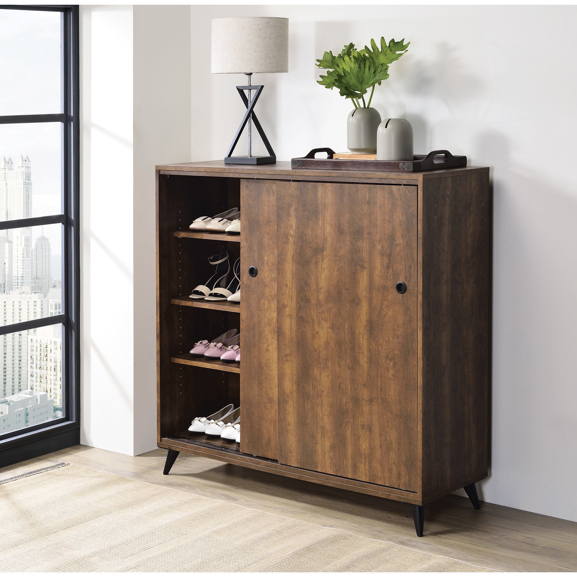 Rectangular Shoe Storage Cabinet | Keep Shoes Tidy in Entryways ...