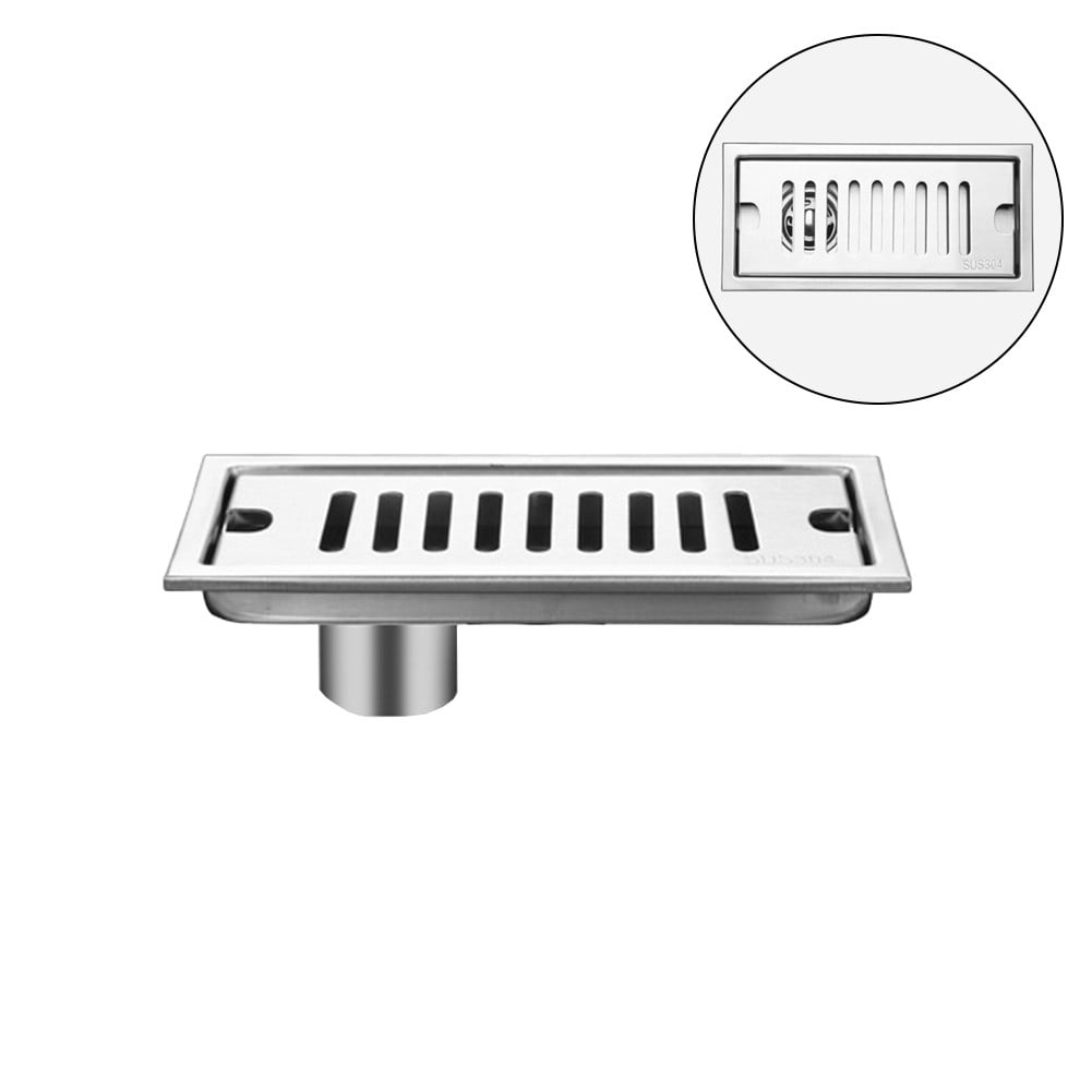 Rectangular Shower Drain With Double Filtration For Hygiene And ...