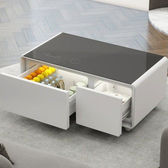 Rectangular Smart Table - RGB Light Sync with Music - Party Time ...
