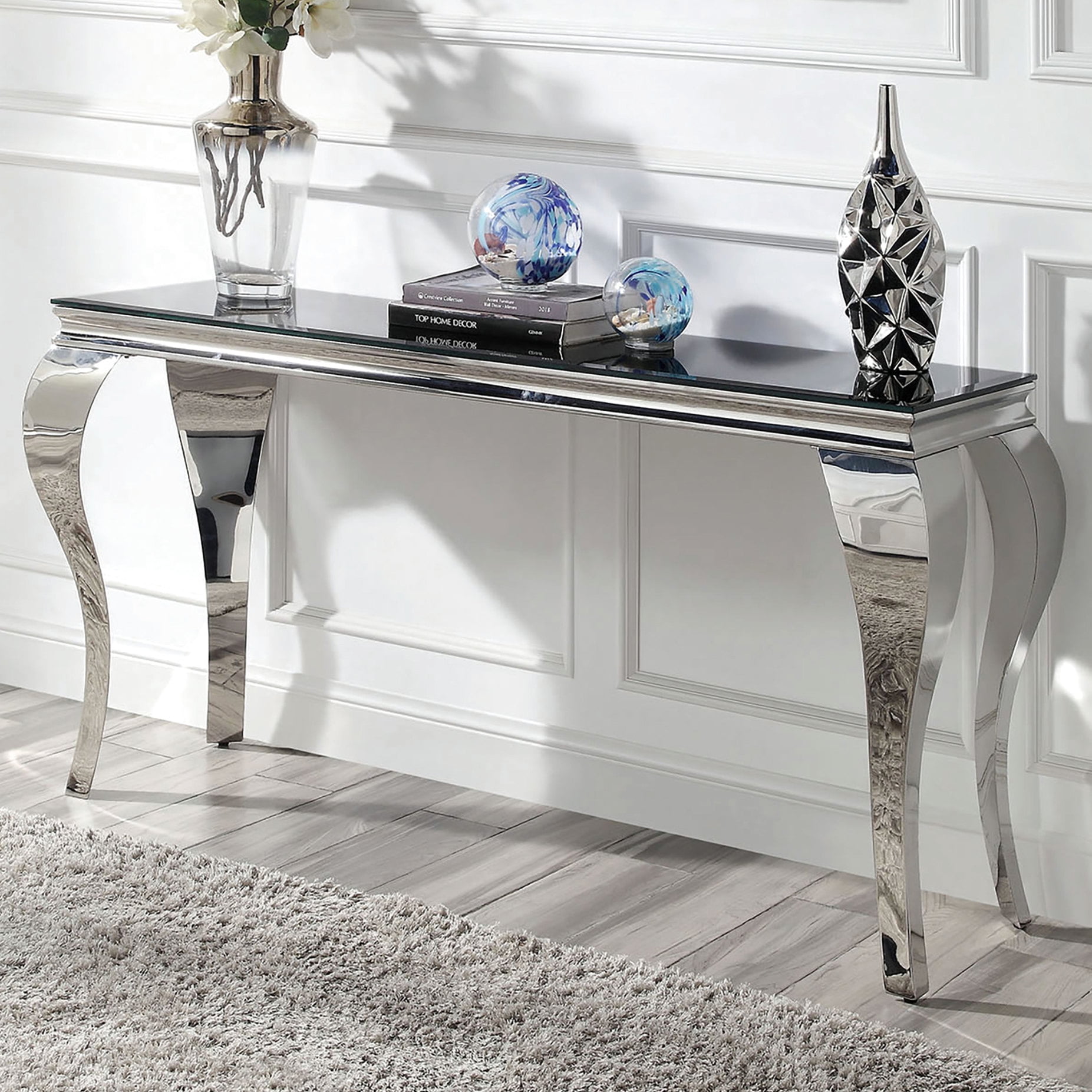 Rectangular Sofa Table | Suitable for Classic Spaces | Stainless Steel ...