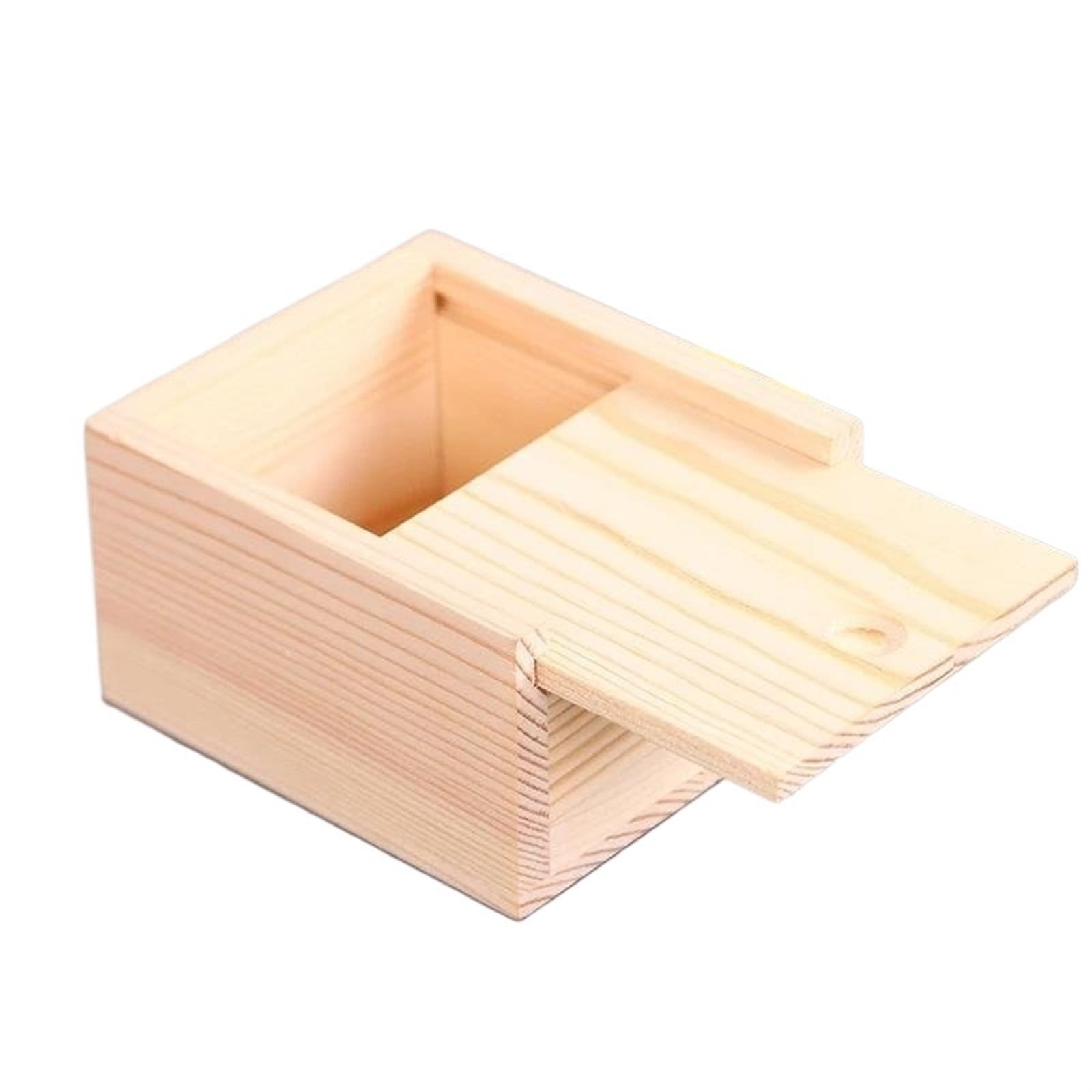 Rectangular Solid Wood Wooden Box With Pull Out Lid Wooden Box Can Be ...