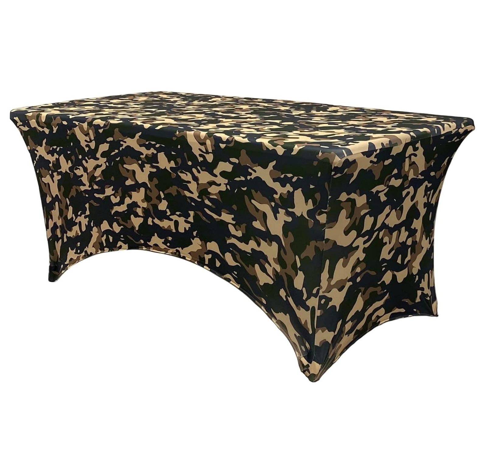 Rectangular Spandex Table Covers 8ft Fitted Tablecloth Wedding Event ...