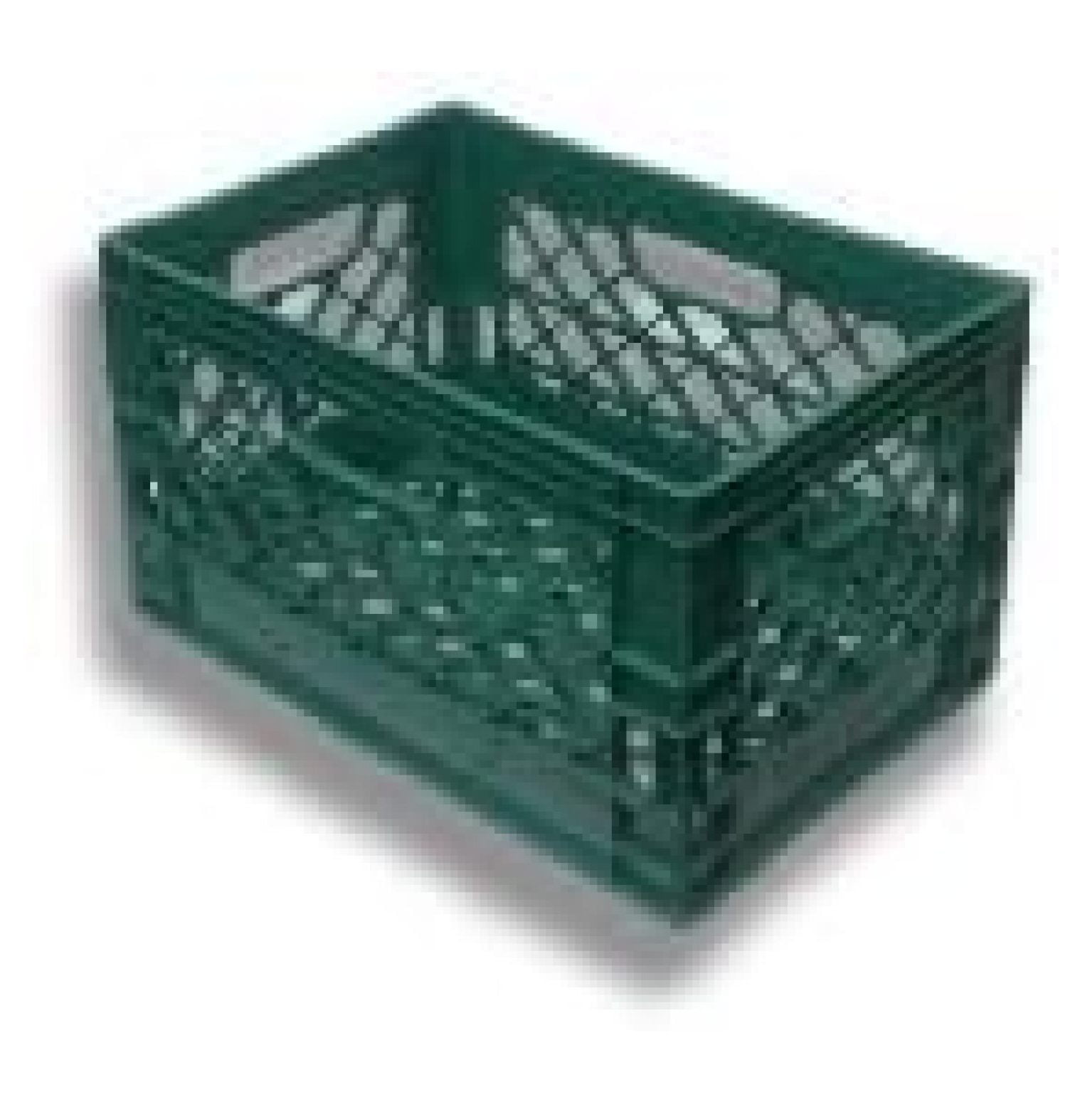 Rectangular Stackable Plastic Milk Crate 19x13x11 Green - Walmart.com