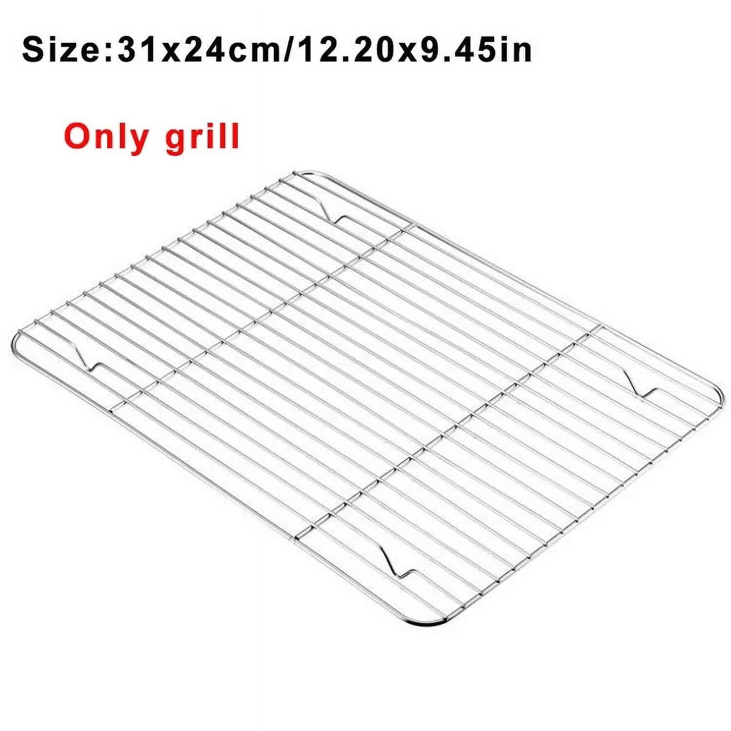 Rectangular Stainless Steel Grill Cookie Baking Pan With Removable ...