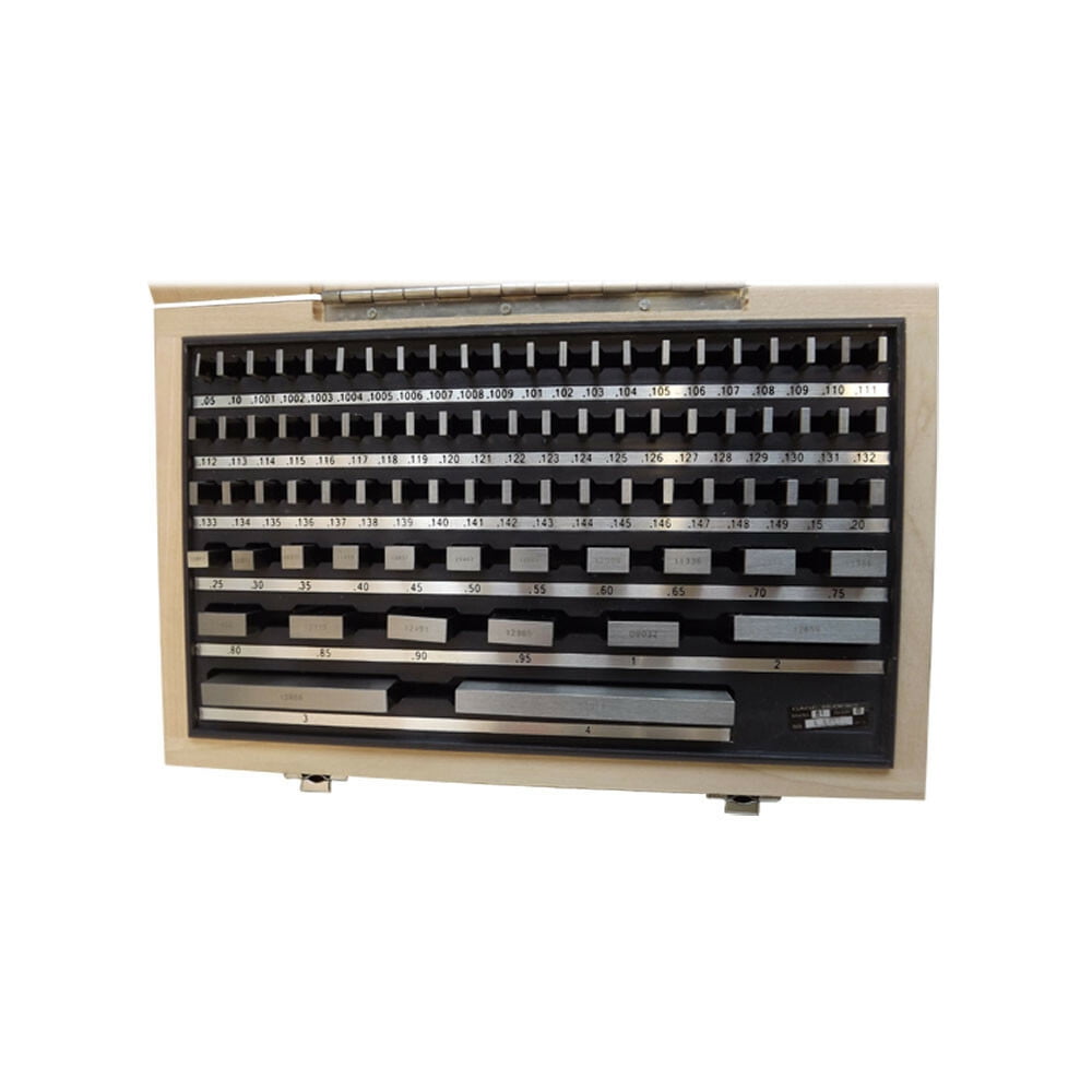 Rectangular Steel Gage Block Set 81 Pc Grade B Space Block Harden ...