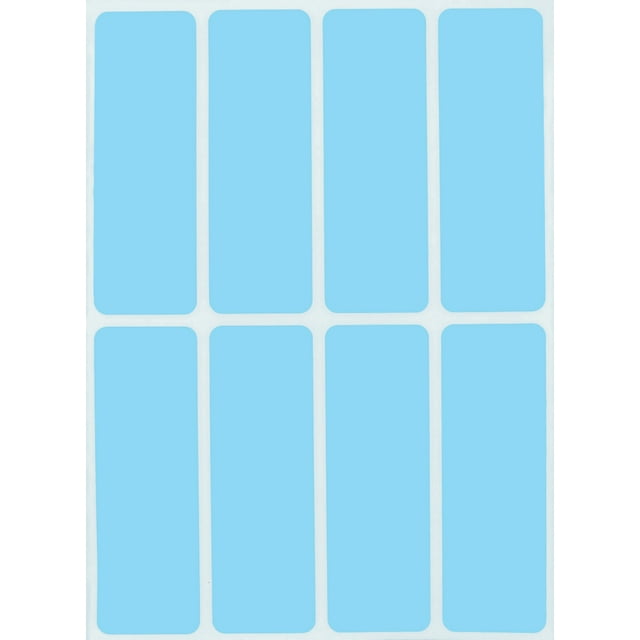 Rectangular Sticker 3x1 inch Write on Labels for Organizing, Paper ...