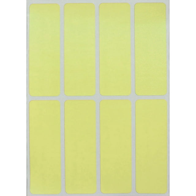 Rectangular Sticker 3x1 inch Write on Labels for Organizing, Paper ...