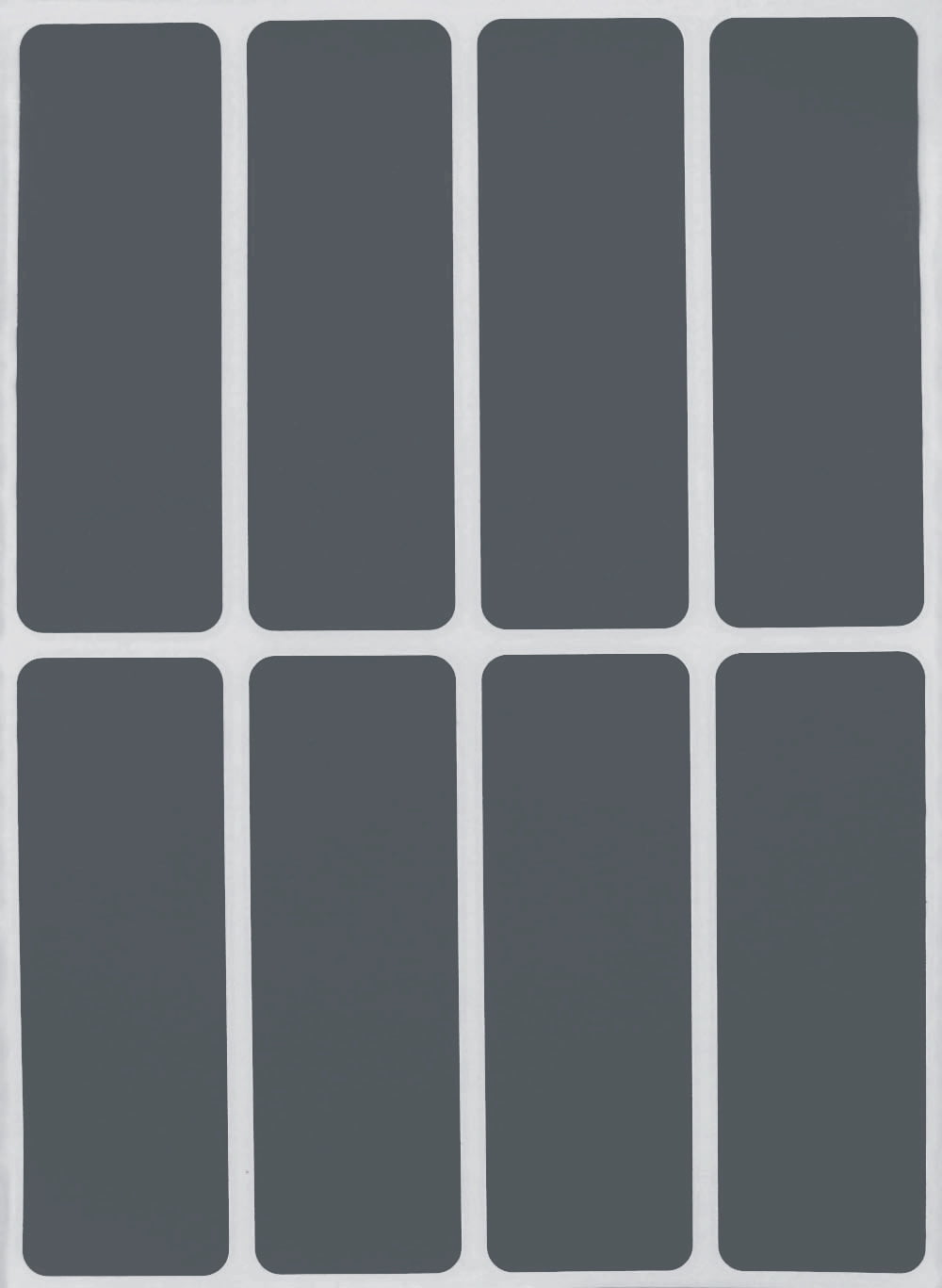 Rectangular Sticker Labels 3x1 inch (75mm x 25mm) Gray Labeling Sticker ...