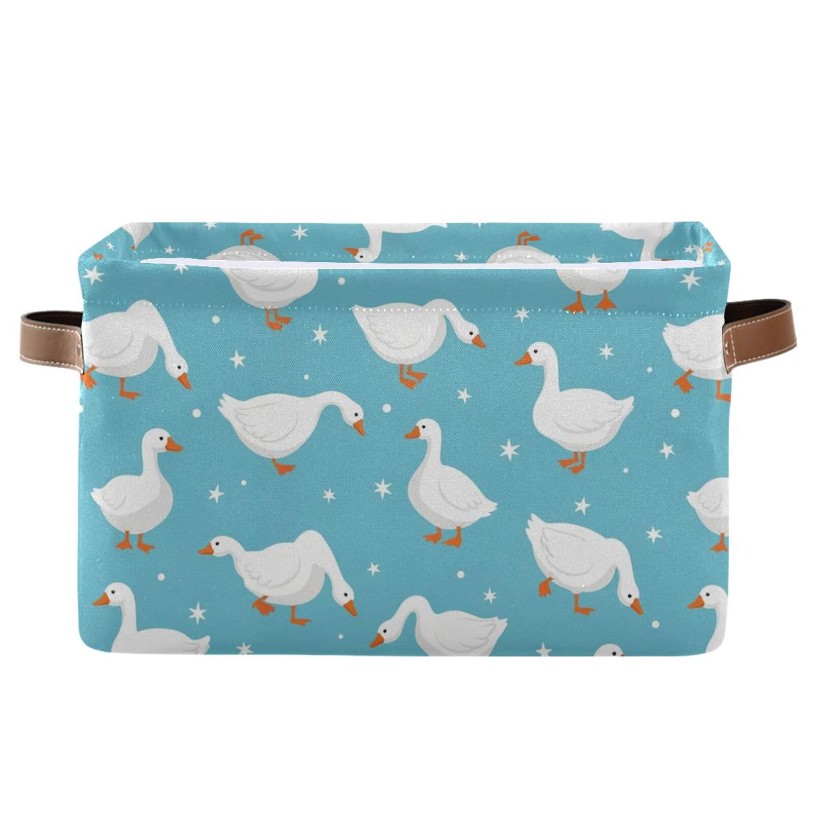 Rectangular Storage Bin Dinosaur Basket with Handles - Organizer Bin ...
