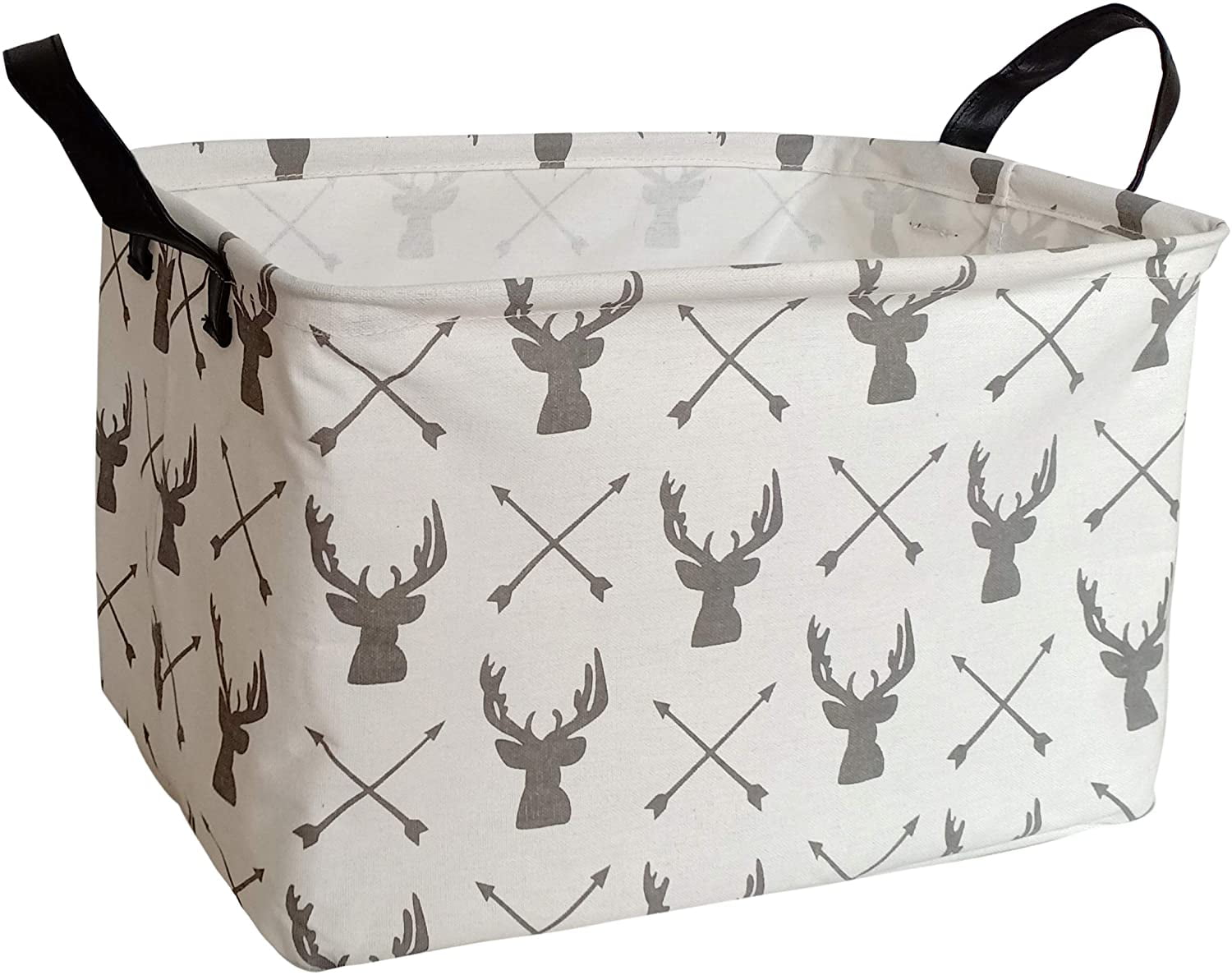Rectangular Storage Bin Shelf Basket Canvas Fabric Toy Box,Waterproof ...