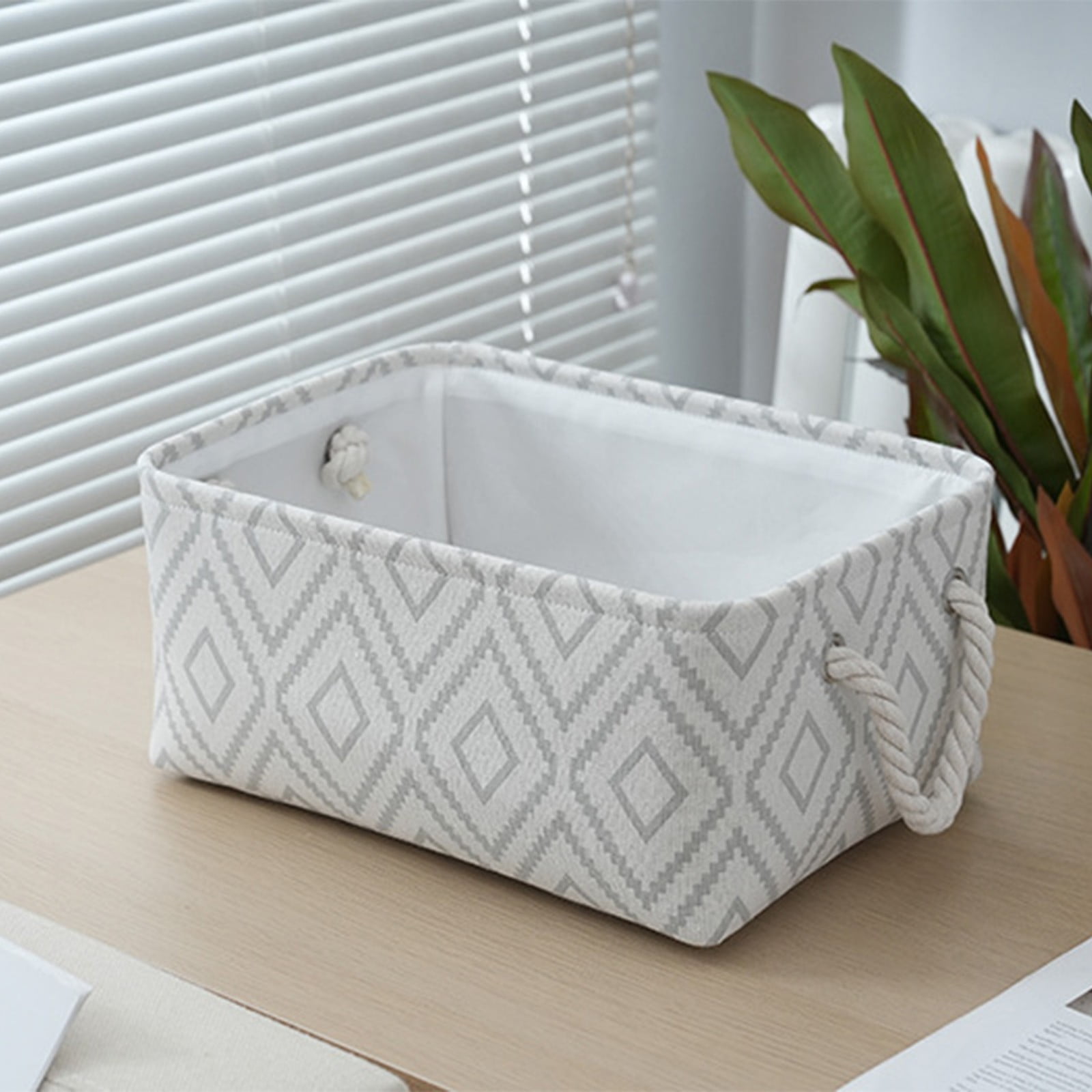 Rectangular Storage Boxs with Handles, Stackable & Sturdy Storage Box ...