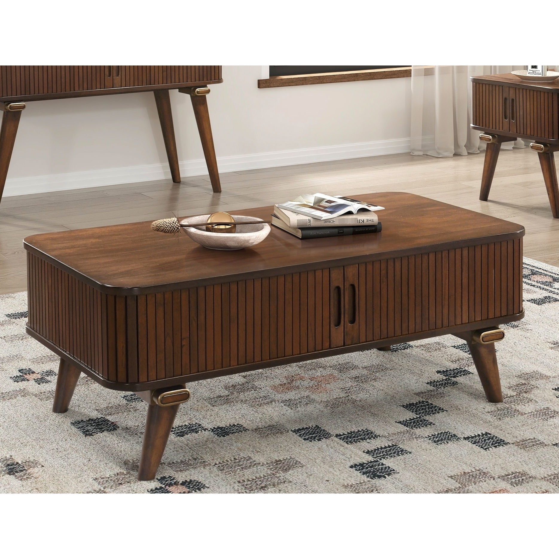 Rectangular Storage Cocktail Table | For Primary Living Space with ...