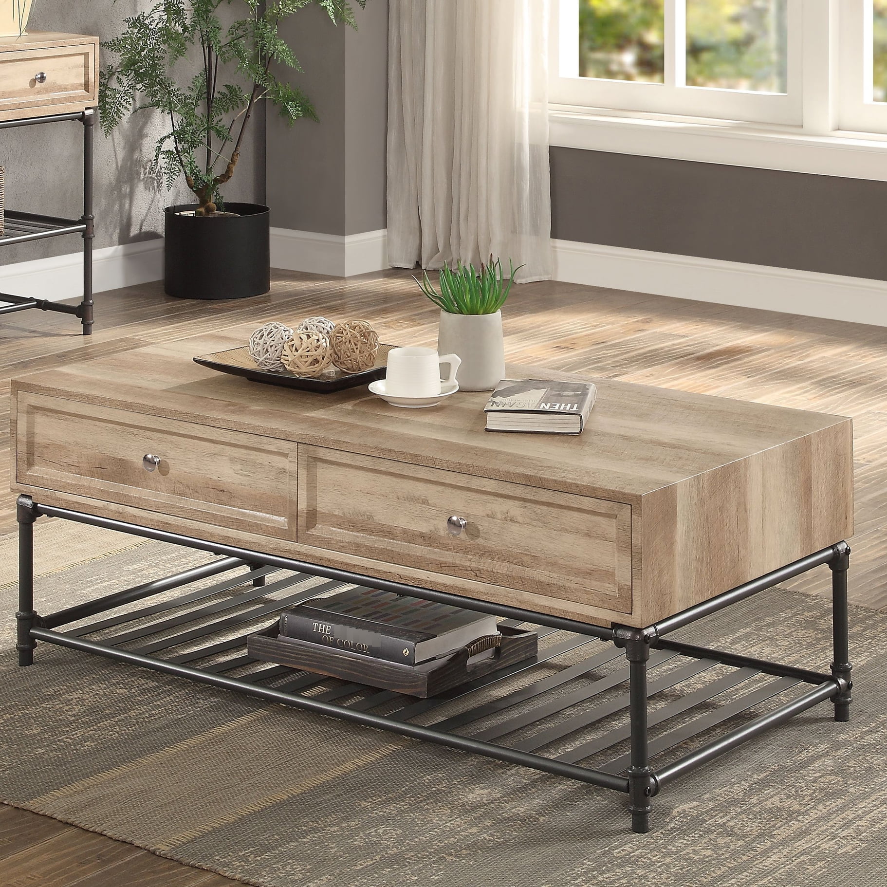 Rectangular Storage Coffee Table - Practical And Stylish Contemporary ...