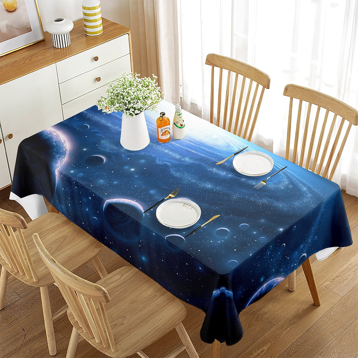 Rectangular Tablecloth Universe Mysterious Outer Space r for ...