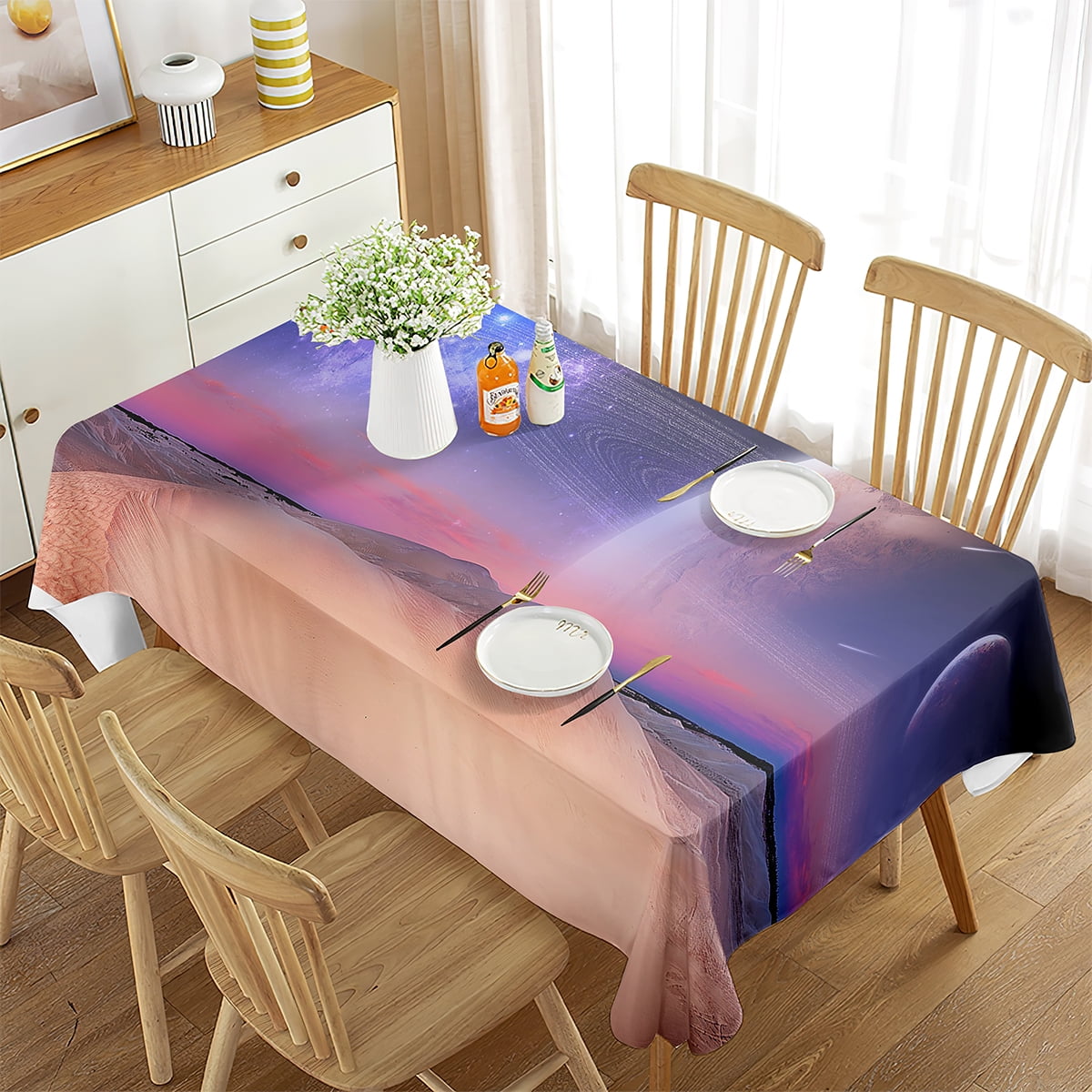 Rectangular Tablecloth Universe Mysterious Outer Space r for ...