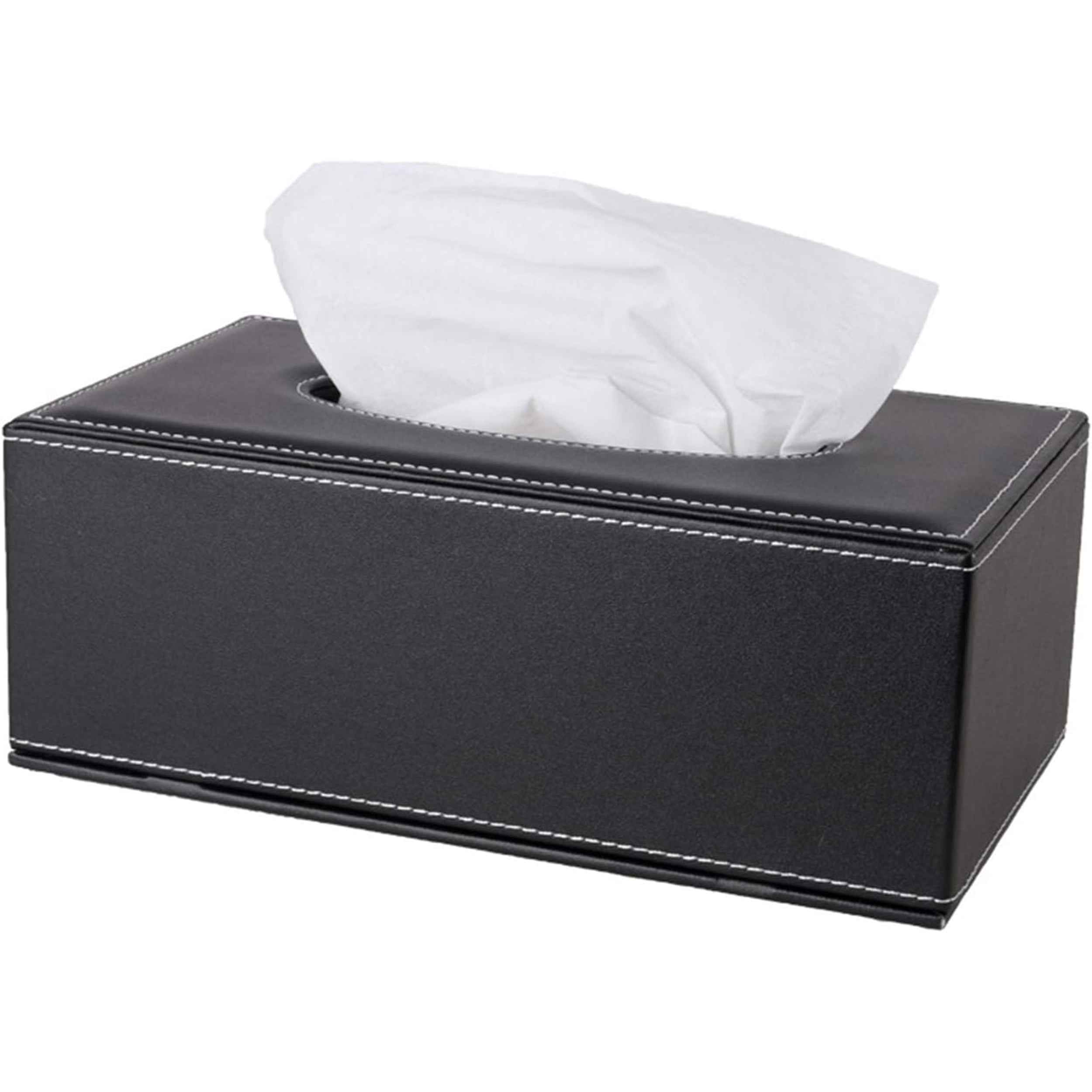 Rectangular Tissue Box Cover – Heavy Facial Tissue Box CoverLeather ...