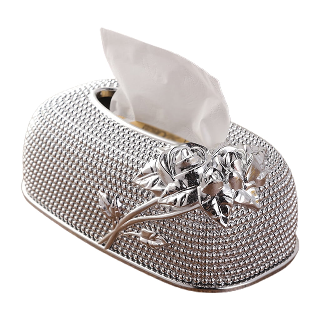 Rectangular Tissue Box Cover, Luxury Tissue Holders for Either Tissues ...