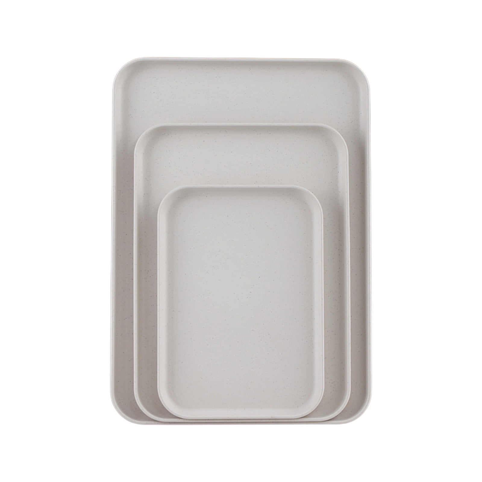 Rectangular Tray Large Medium and Small Sets Of Three Household Plates ...