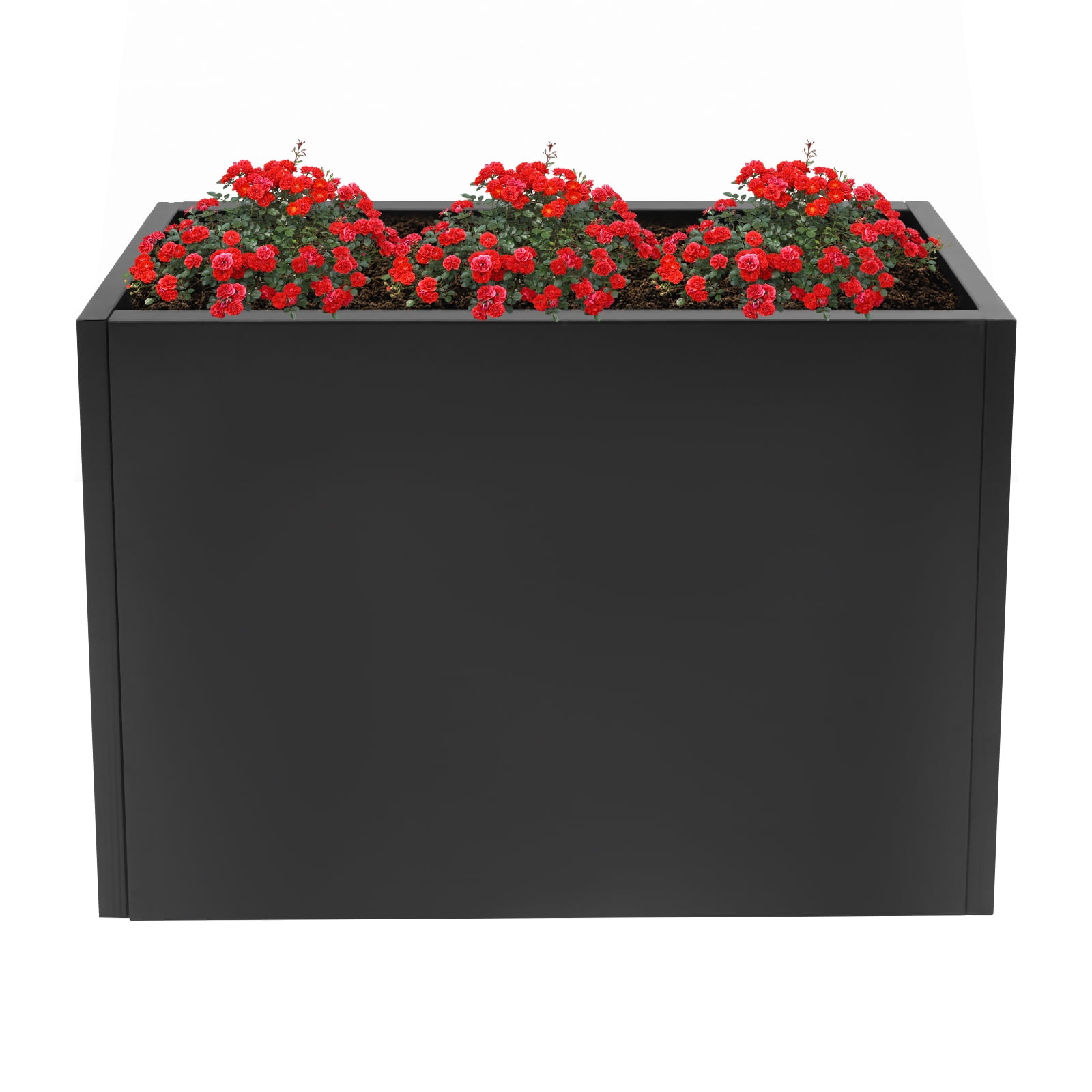 Rectangular Trough Planter Box, with Drainage Holes, Modern Planters ...