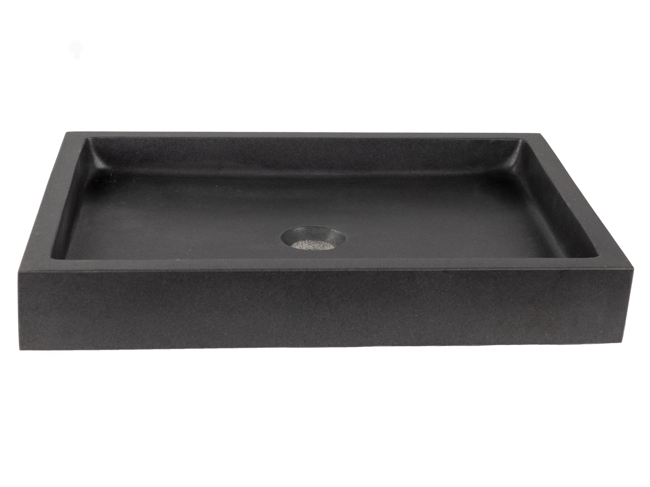 Rectangular Vessel Sink - Honed Lava Stone - Walmart.com