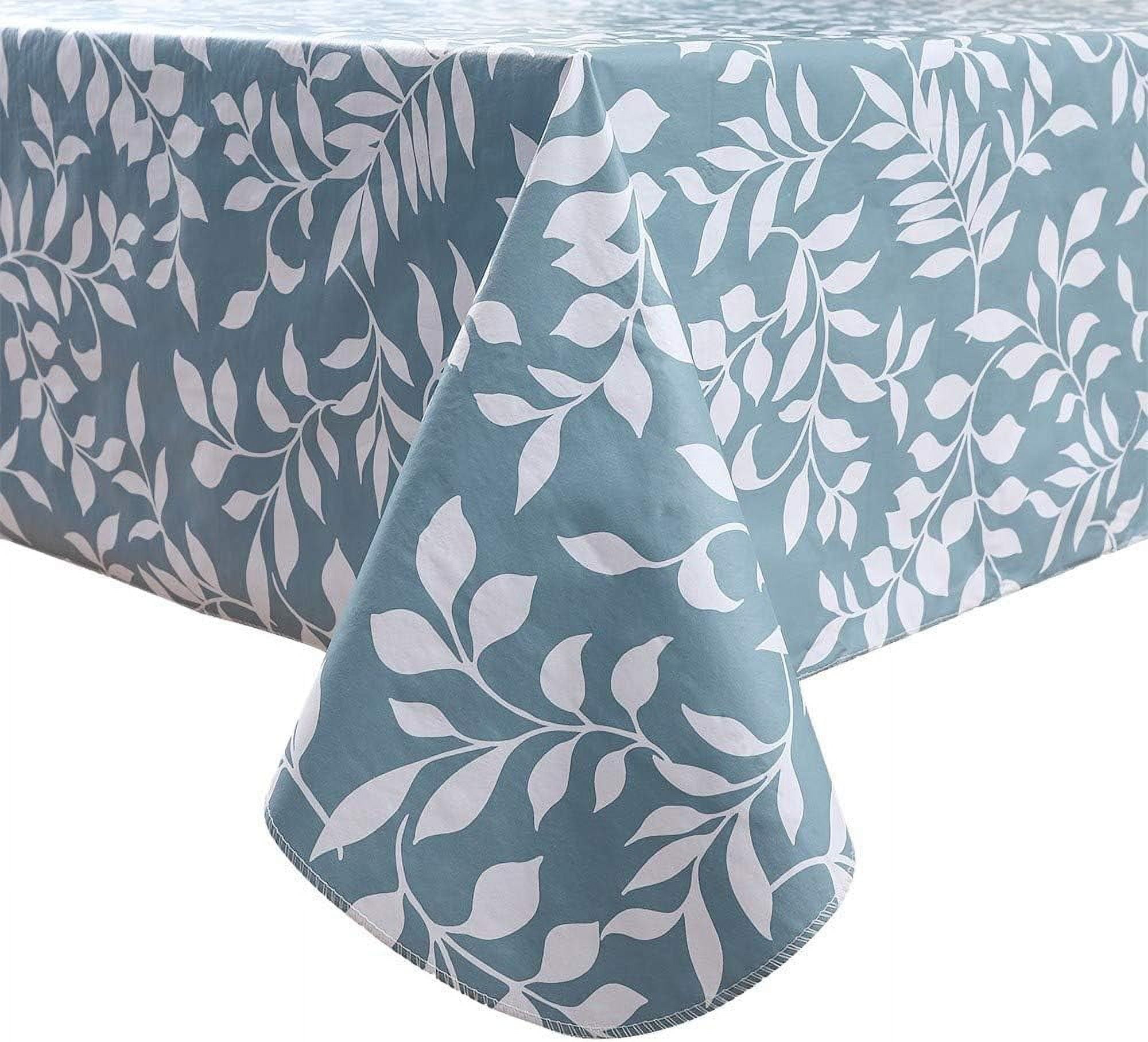 Rectangular Vinyl Tablecloth ,Heavy Duty 100 % Waterproof Oil-Proof ...