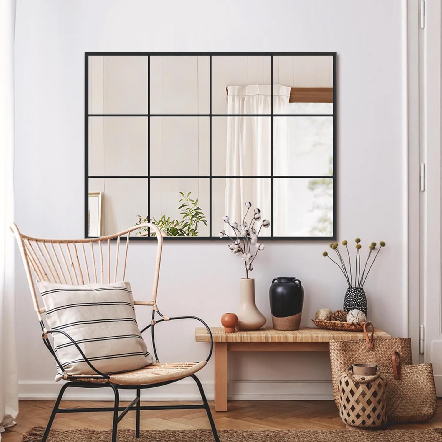 Rectangular Wall Mirror, 30" x 40" Window Decorative Mirrors - Walmart.com