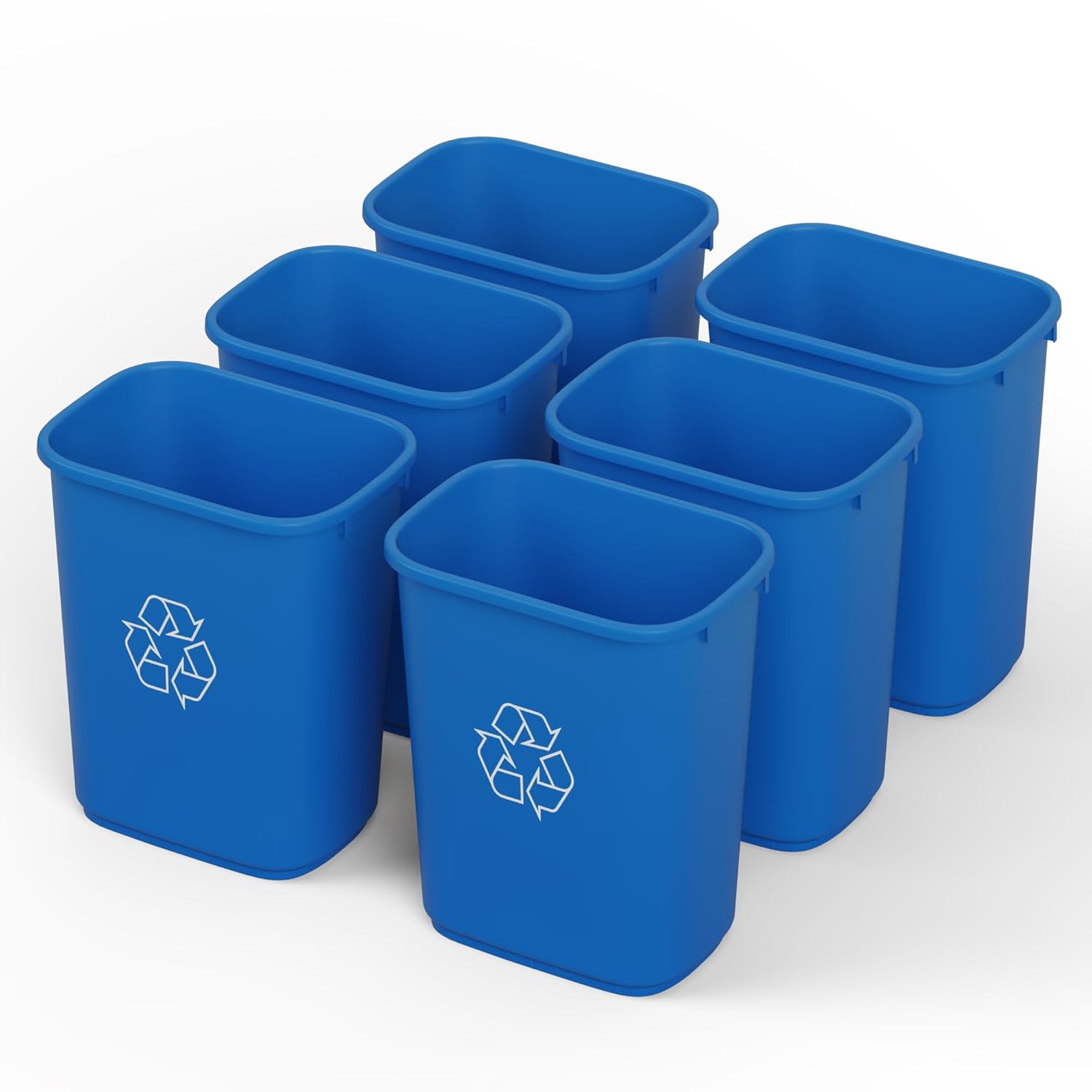 Rectangular Wastebasket Trash Can - Walmart.com