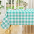 Rectangular Waterproof Vinyl Tablecloth, Flannel Backed Wipeable ...