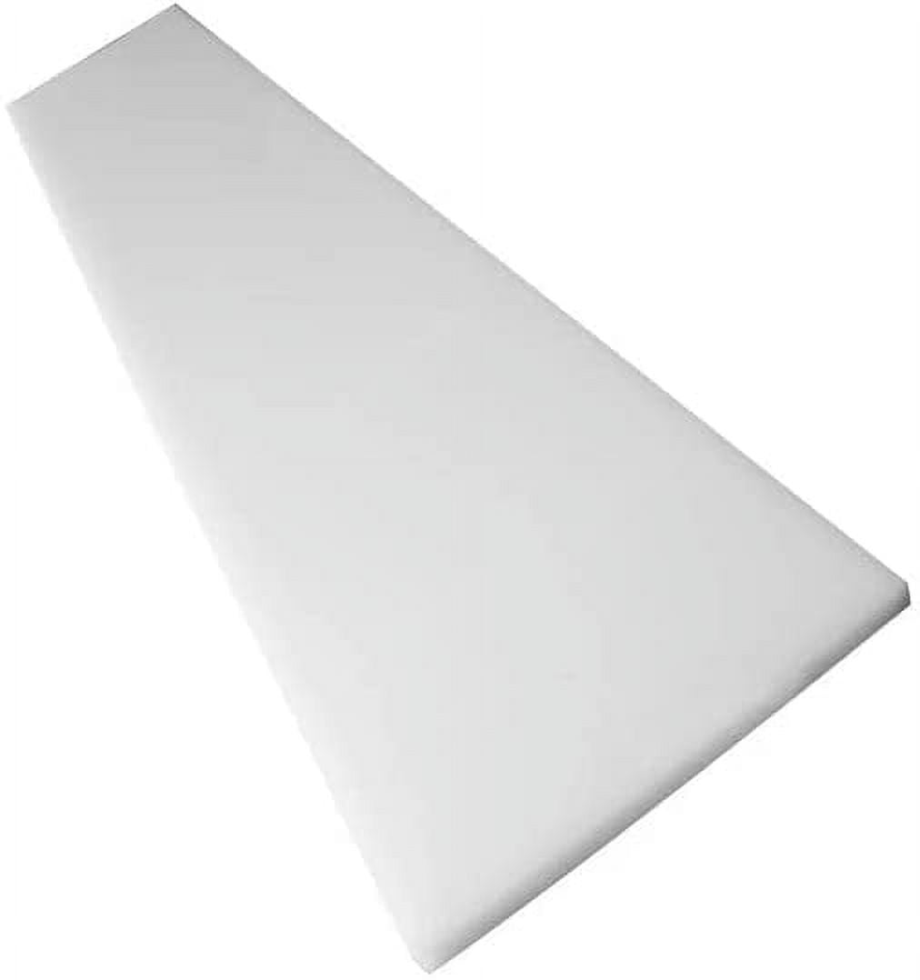 Rectangular White PVC Cutting Board - 60"L x 11.75"W x .5"H ...