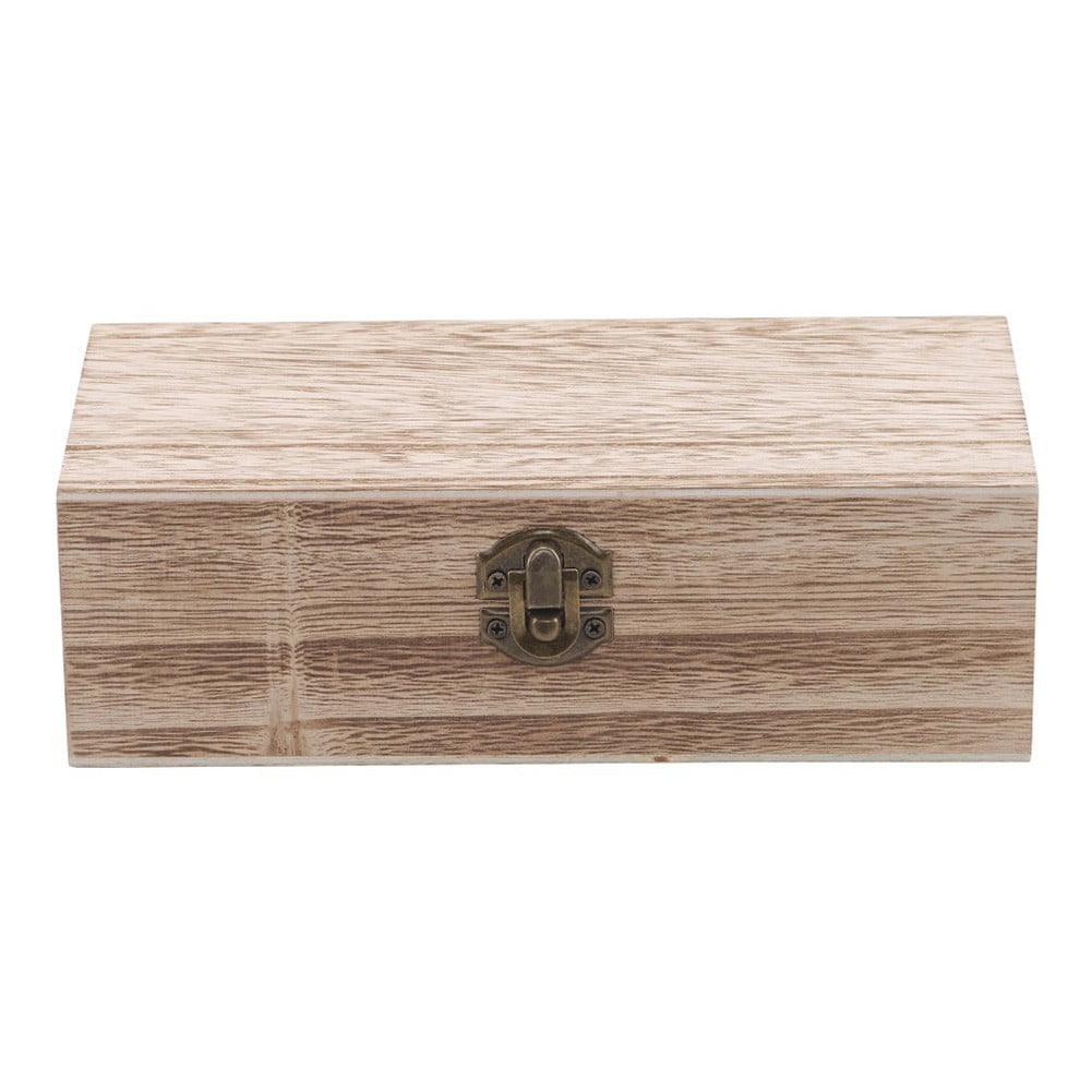 Rectangular Wooden Storage Box Retro Wooden Box Clamshell Wooden Gift ...