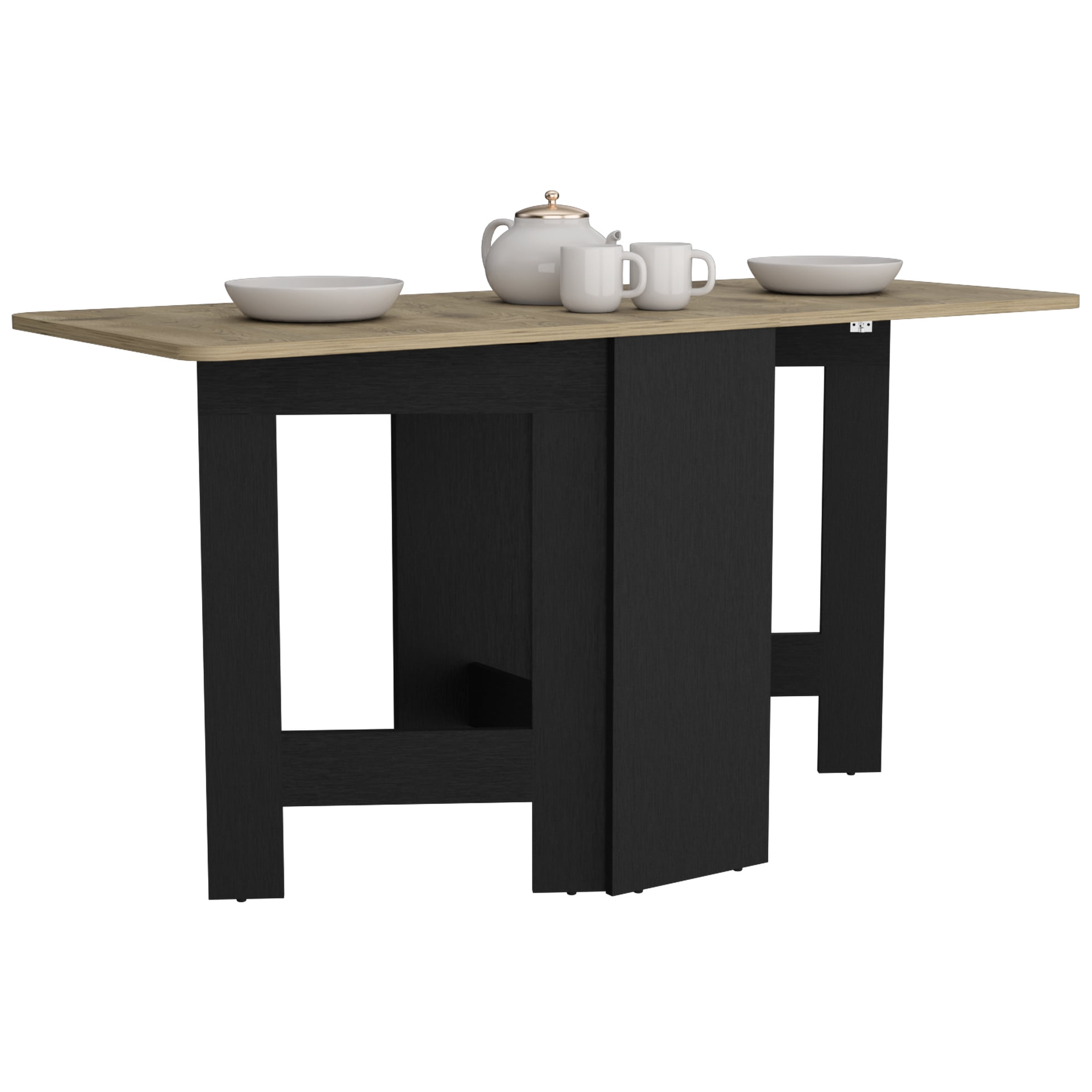 Rectangular Work & Dining Folding Table, Compact Multicolor Desk ...