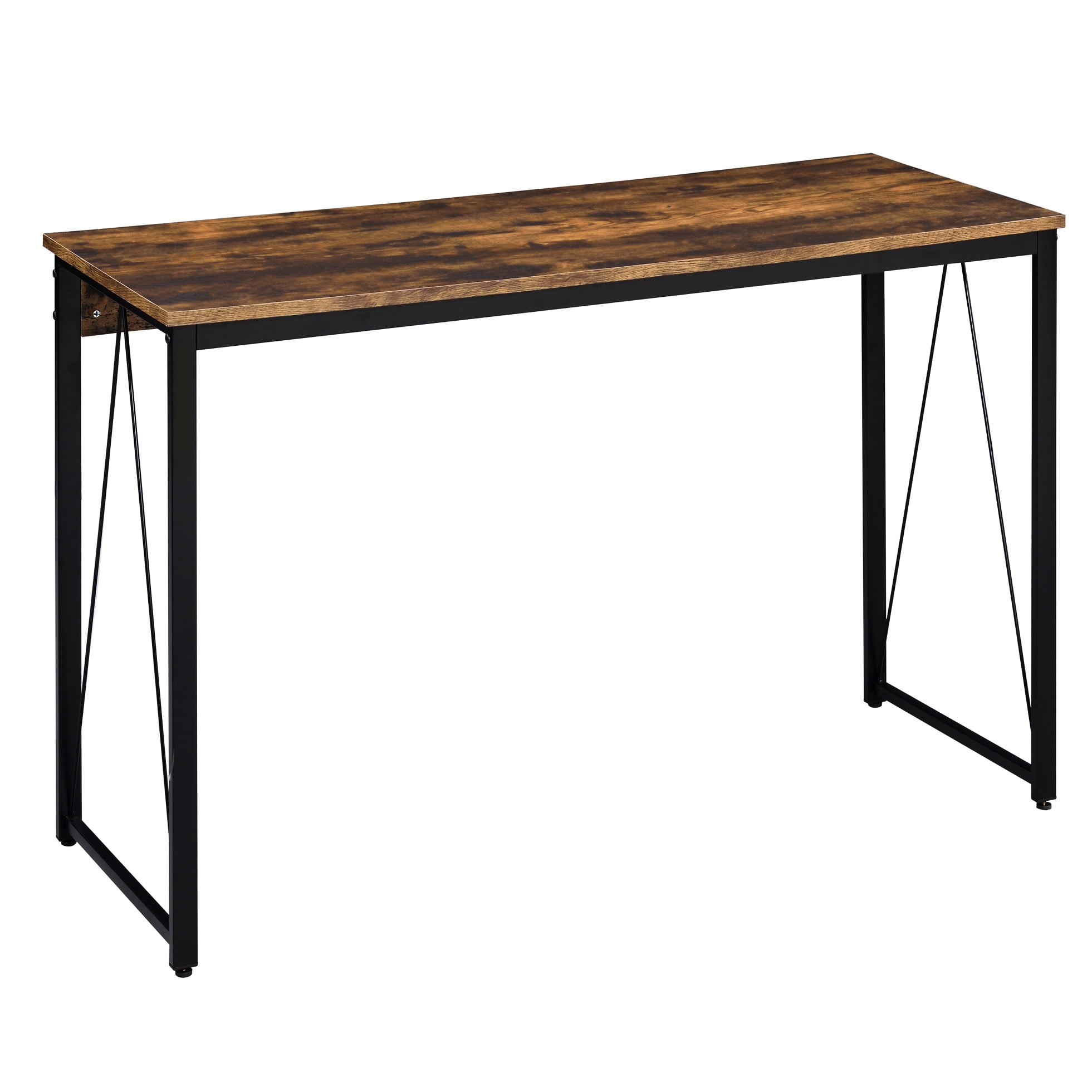 Rectangular Writing Table - Vintage Charm, Metal Rustic Industrial Work ...